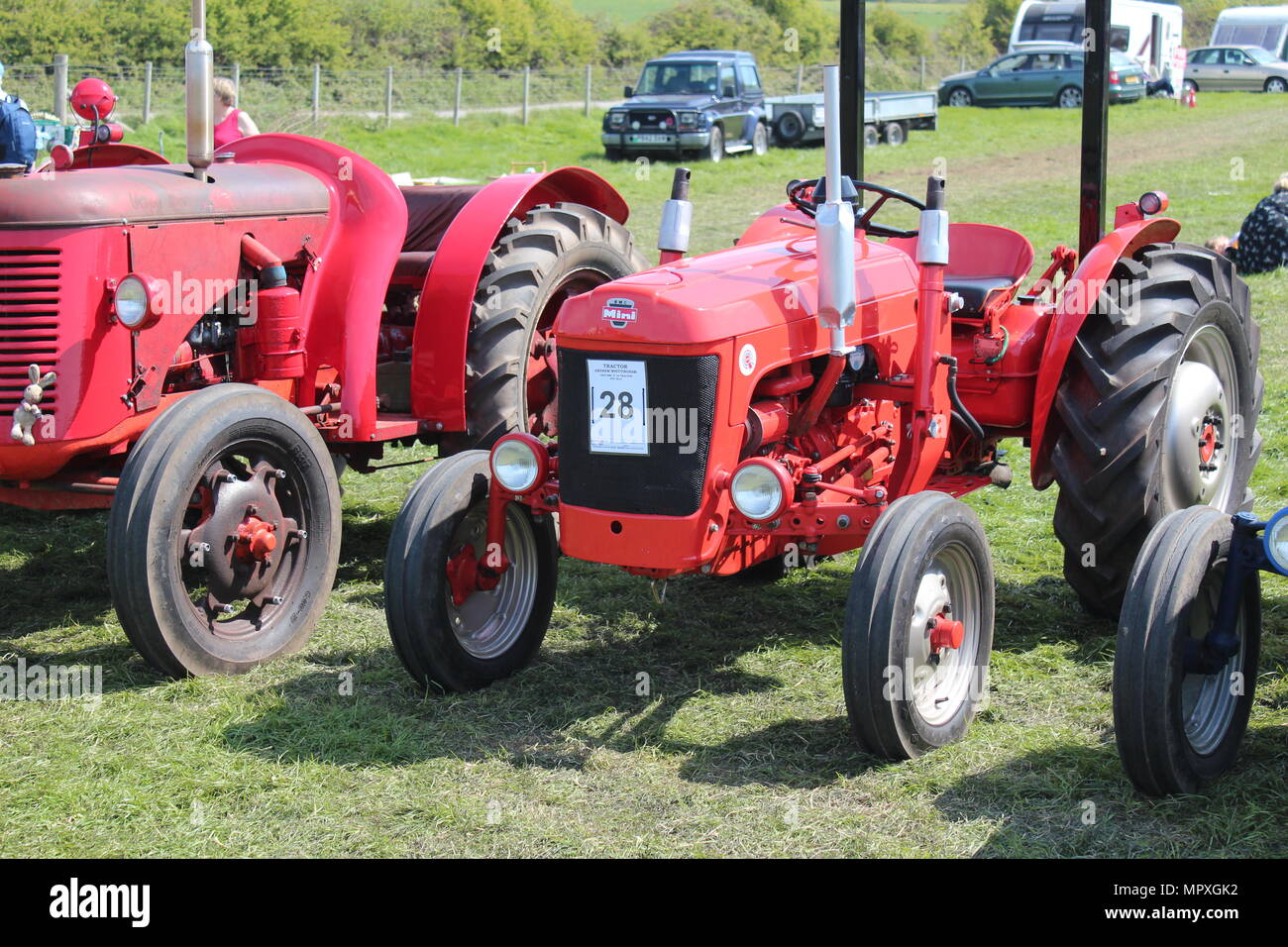 Vintage Tractors Show Llandudno Wales Stock Photo - Alamy