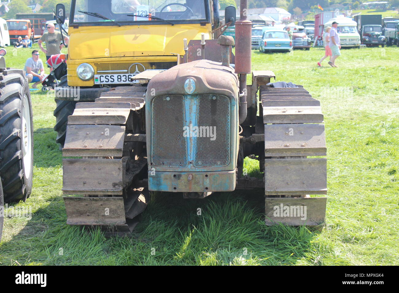 Vintage Tractors Show Llandudno Wales Stock Photo - Alamy