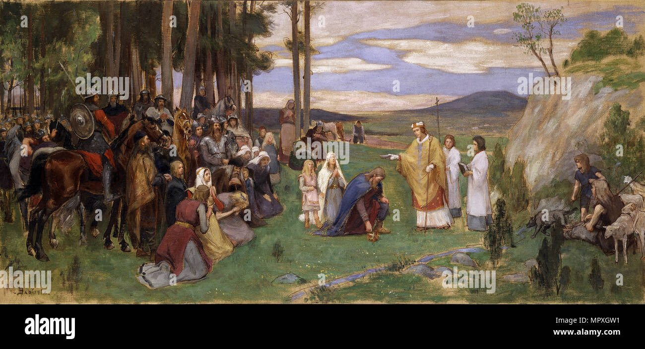 Ansgar preaching christianity hi-res stock photography and images - Alamy