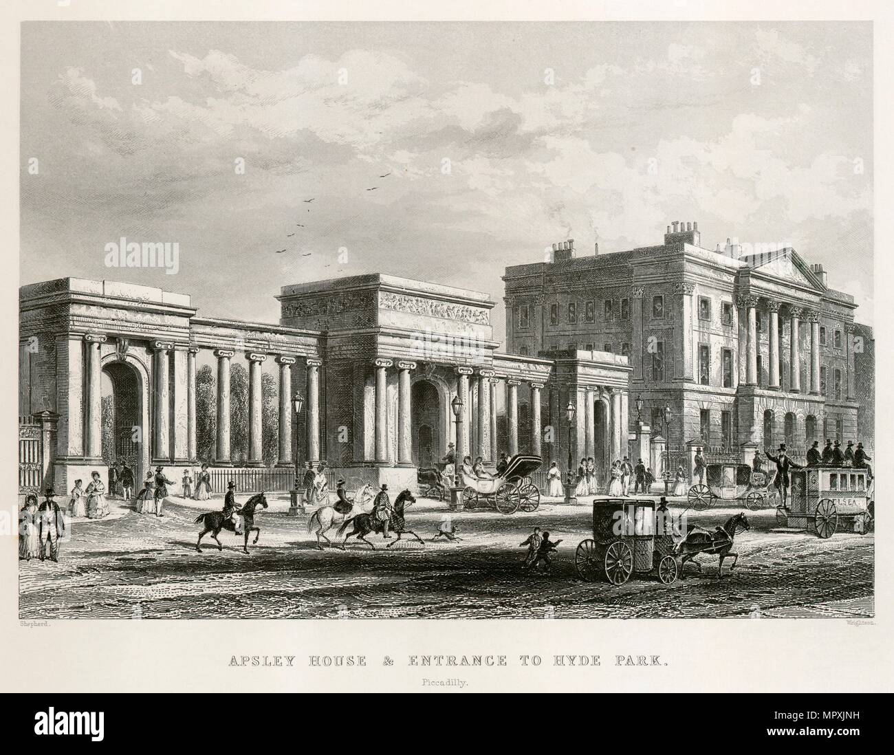 Hyde park screen hyde park corner london hi-res stock photography and ...