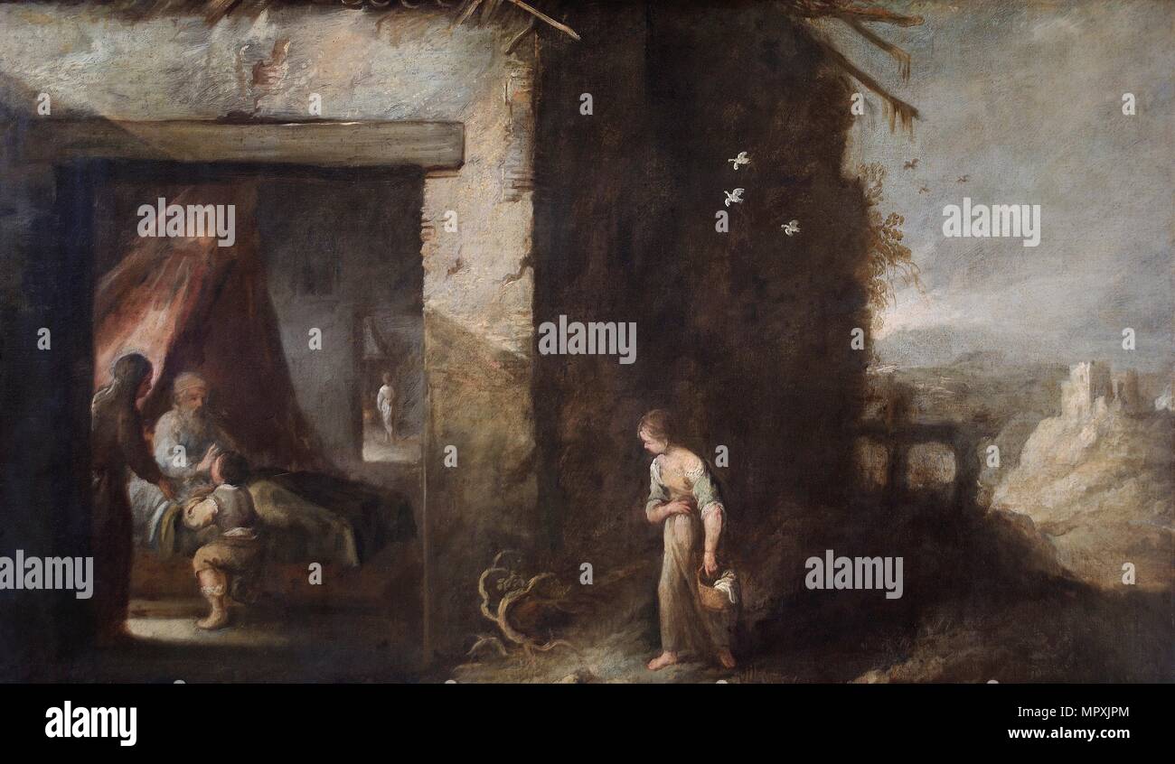 'Isaac Blessing Jacob', 17th century. Artist: Bartolomé Esteban Murillo ...