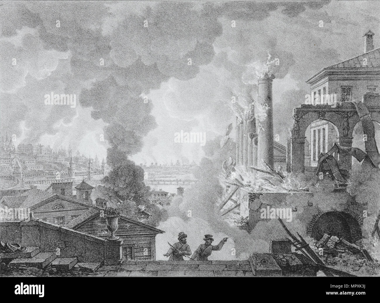 Fire of moscow on 15th september 1812 hi-res stock photography and ...