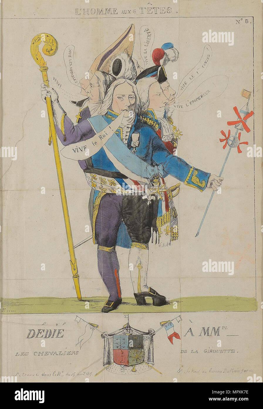 Anonymous caricature talleyrand hi-res stock photography and images - Alamy