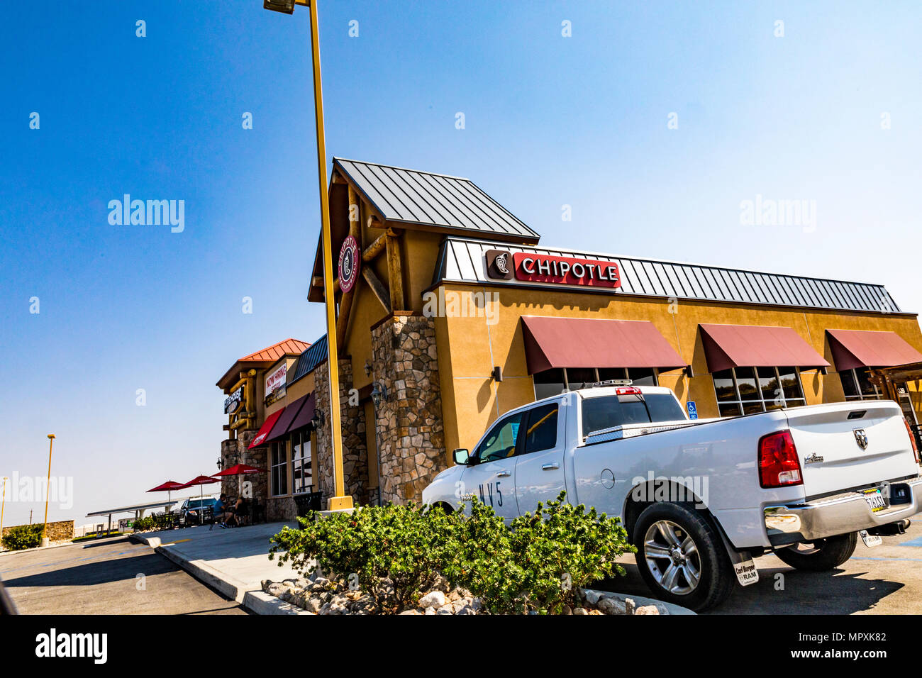 A Chipotle Mexican Grill At Wheeler Ridge Tejon outlets along ...