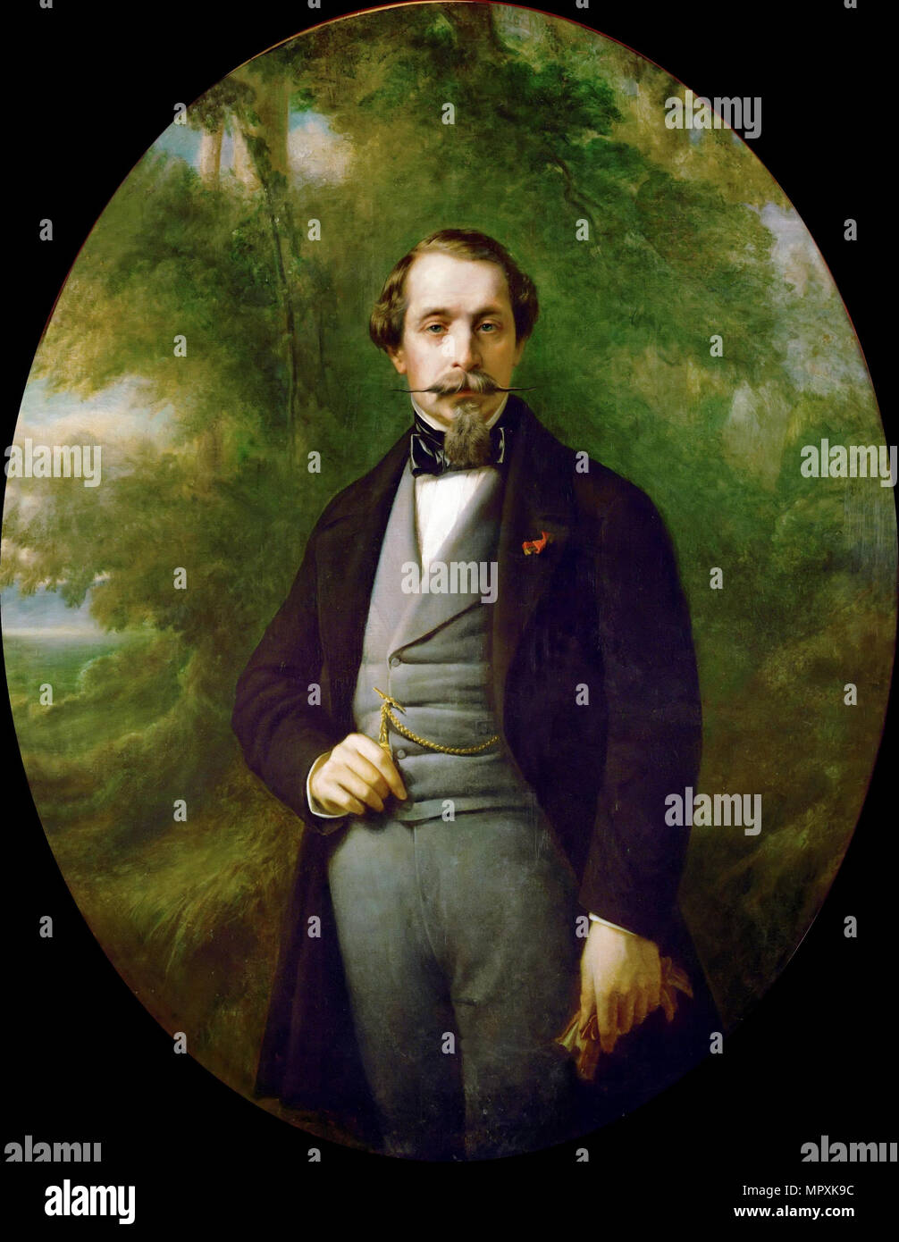 Portrait of Emperor Napoleon III of France (1808-1873), 1857 Stock ...