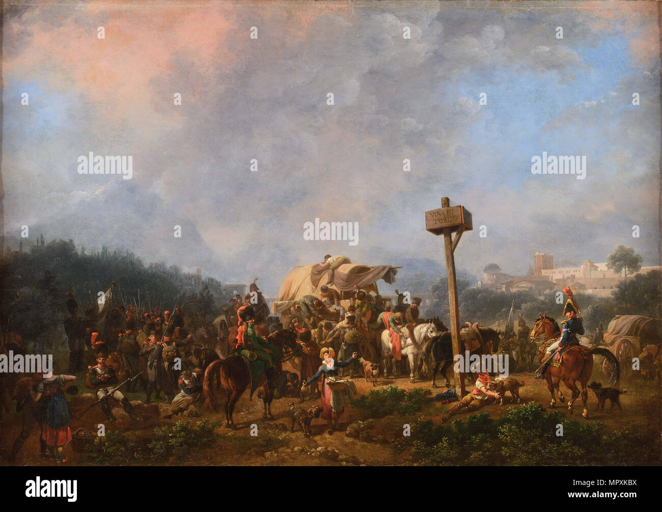 On the road to Turin Stock Photo - Alamy
