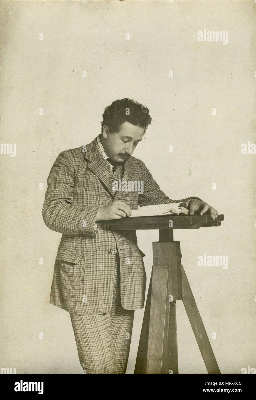 Albert Einstein at the Swiss Patent Office in Bern, 1905 Stock Photo ...