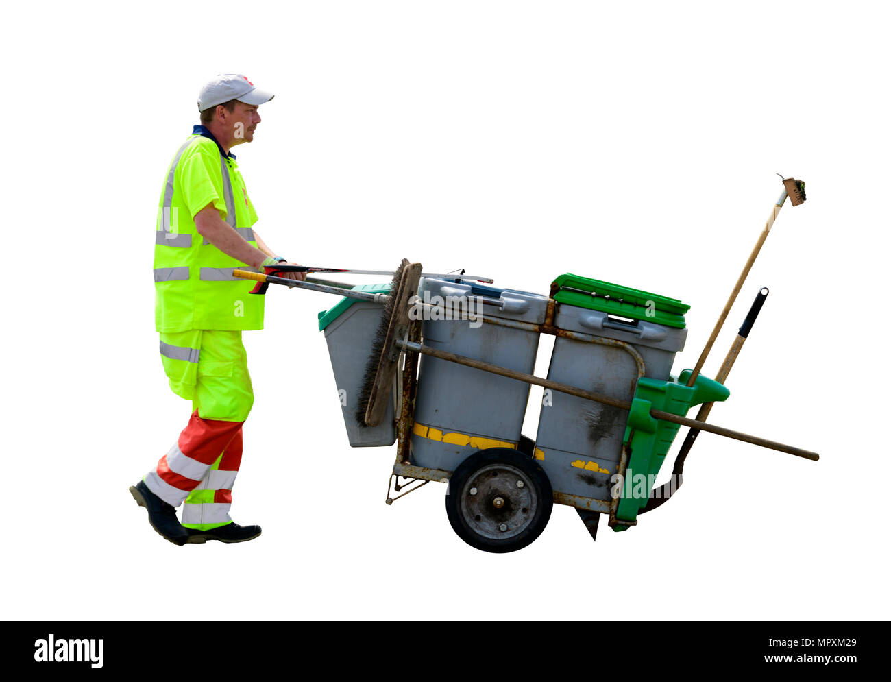 Cleaning road Cut Out Stock Images & Pictures - Alamy
