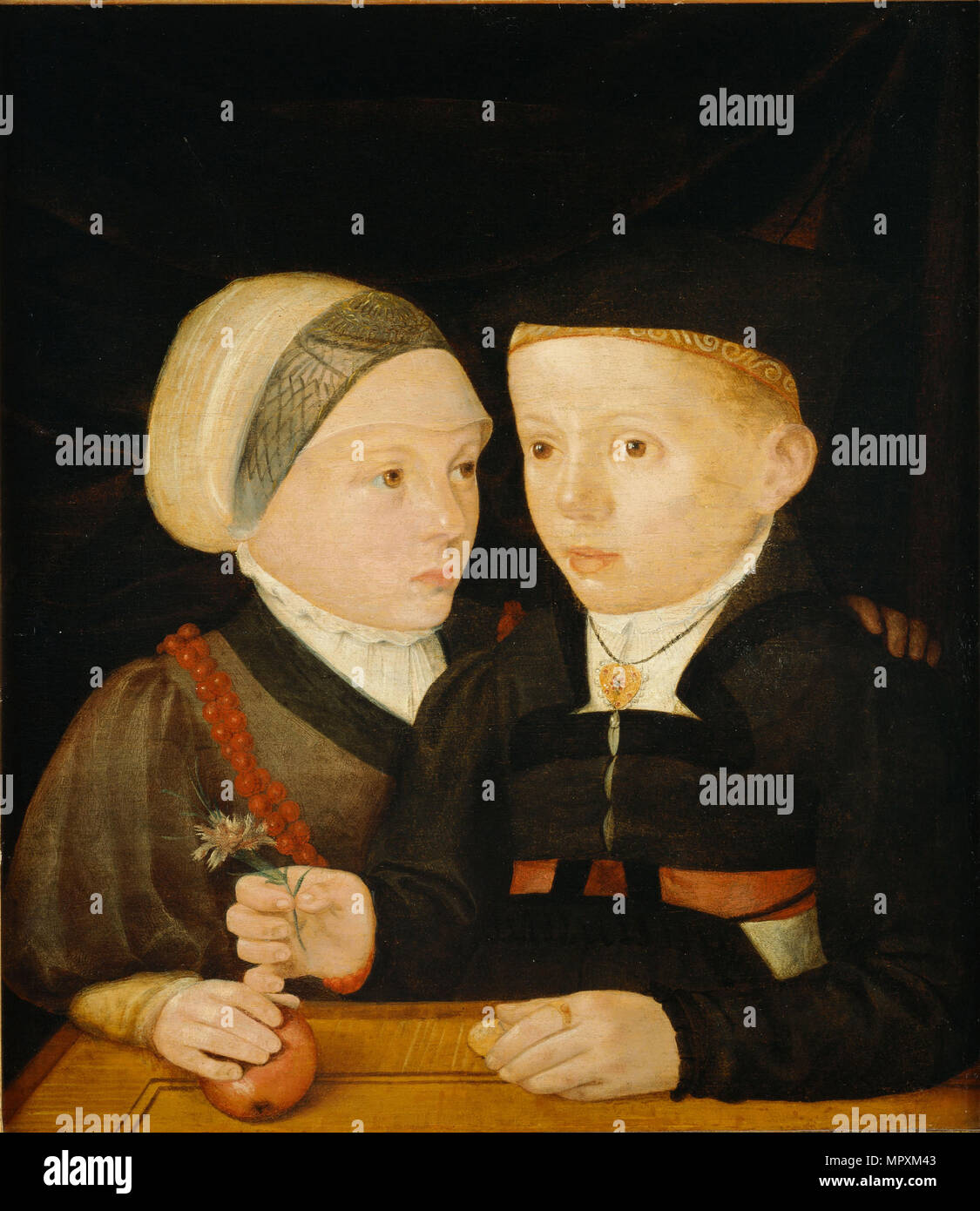 Portrait of a brother and a sister, also known as Fugger children, c ...