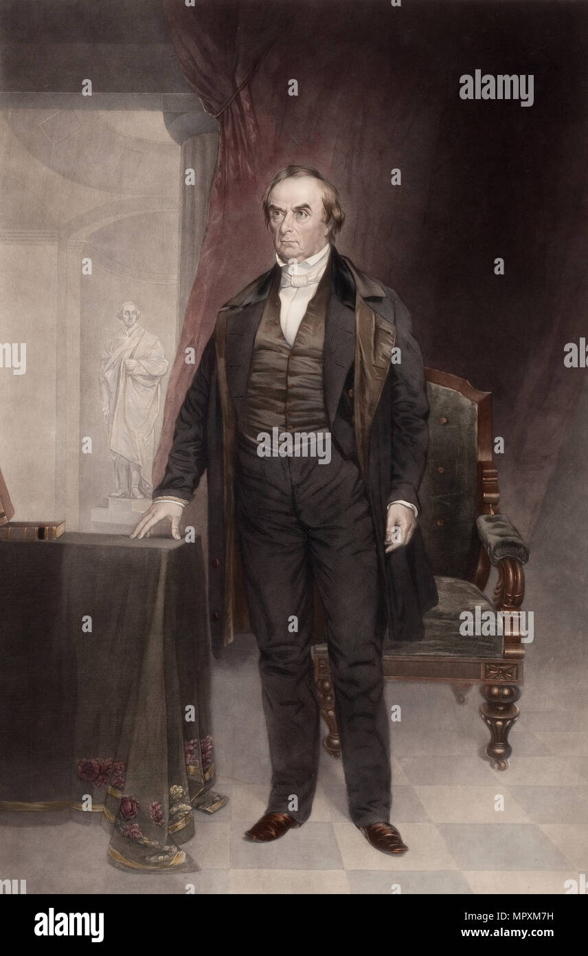 Portrait of Daniel Webster (1782-1852 Stock Photo - Alamy