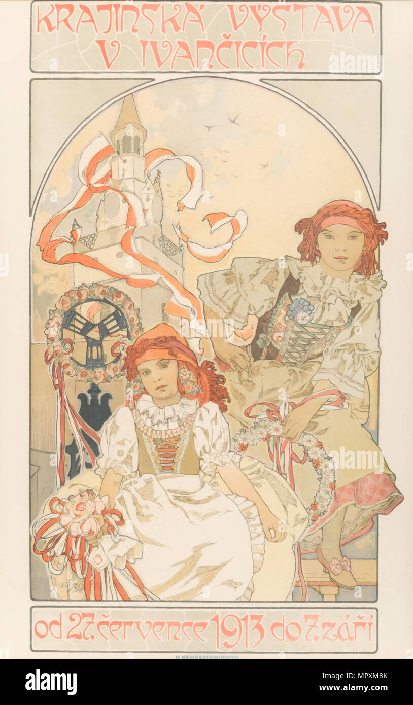 Alfons mucha exhibition hi-res stock photography and images - Alamy