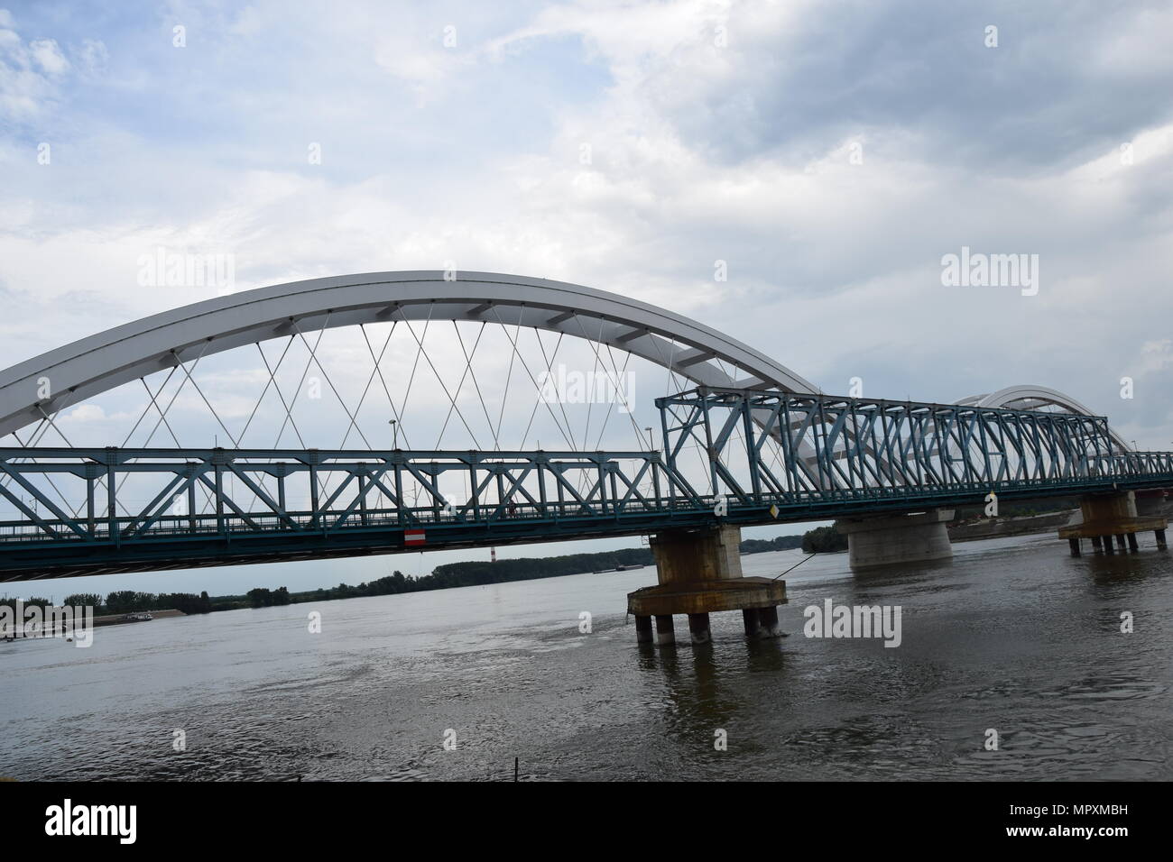 New Zezelj Bridge, Novi Sad, Serbia Stock Photo - Alamy