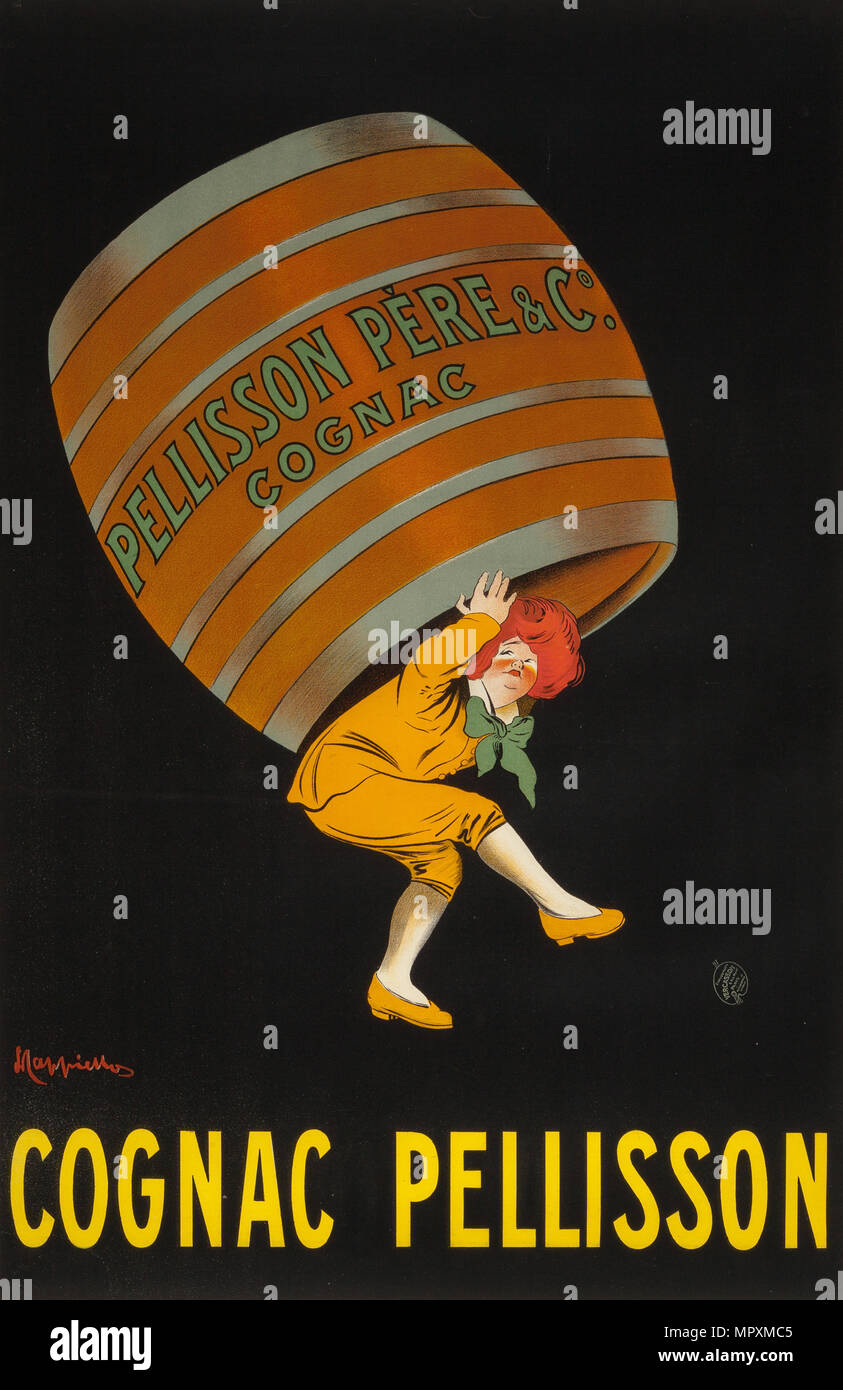 Cognac Pellisson, c. 1907 Stock Photo - Alamy