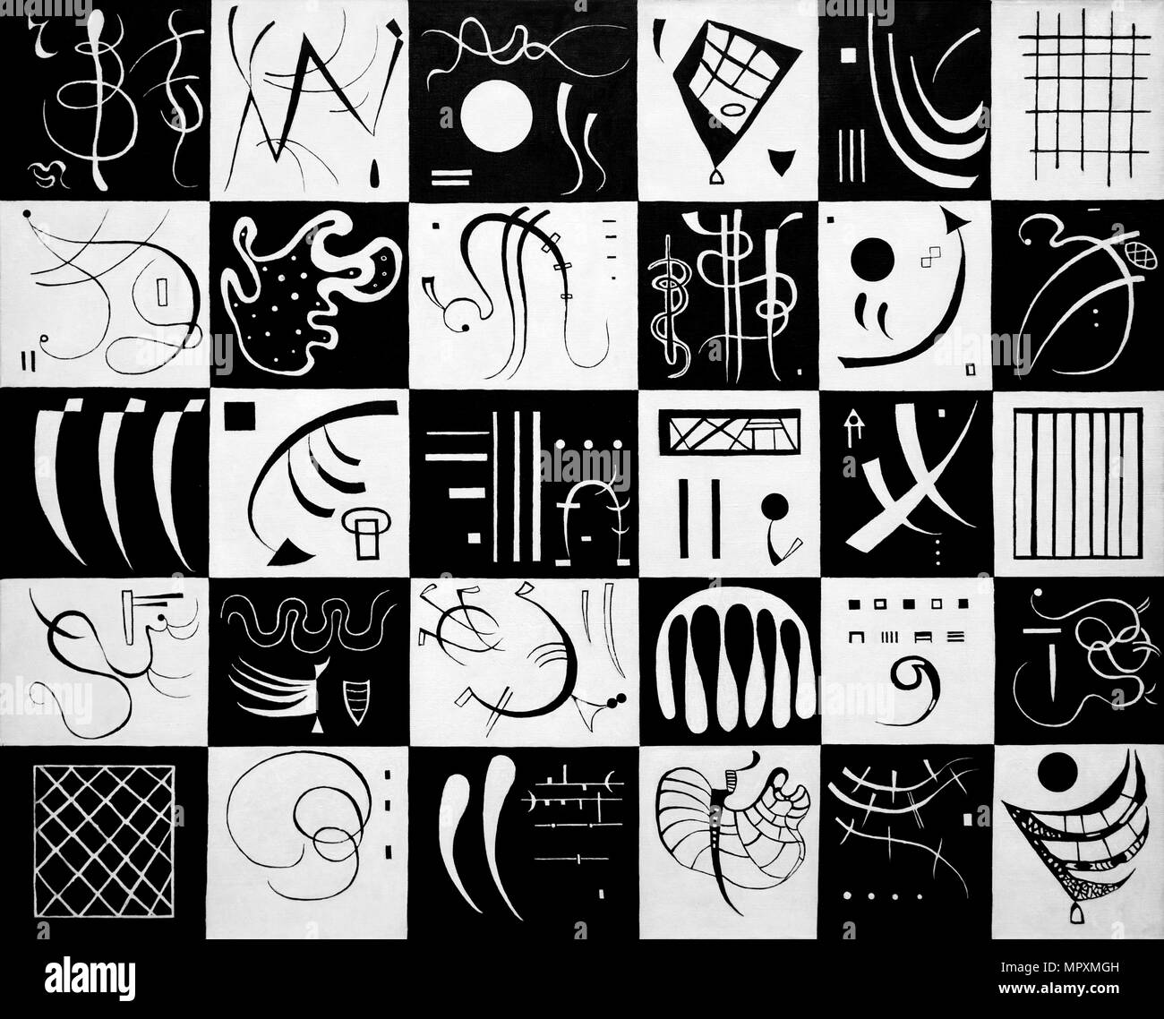 Kandinsky wassily painting Black and White Stock Photos & Images - Alamy