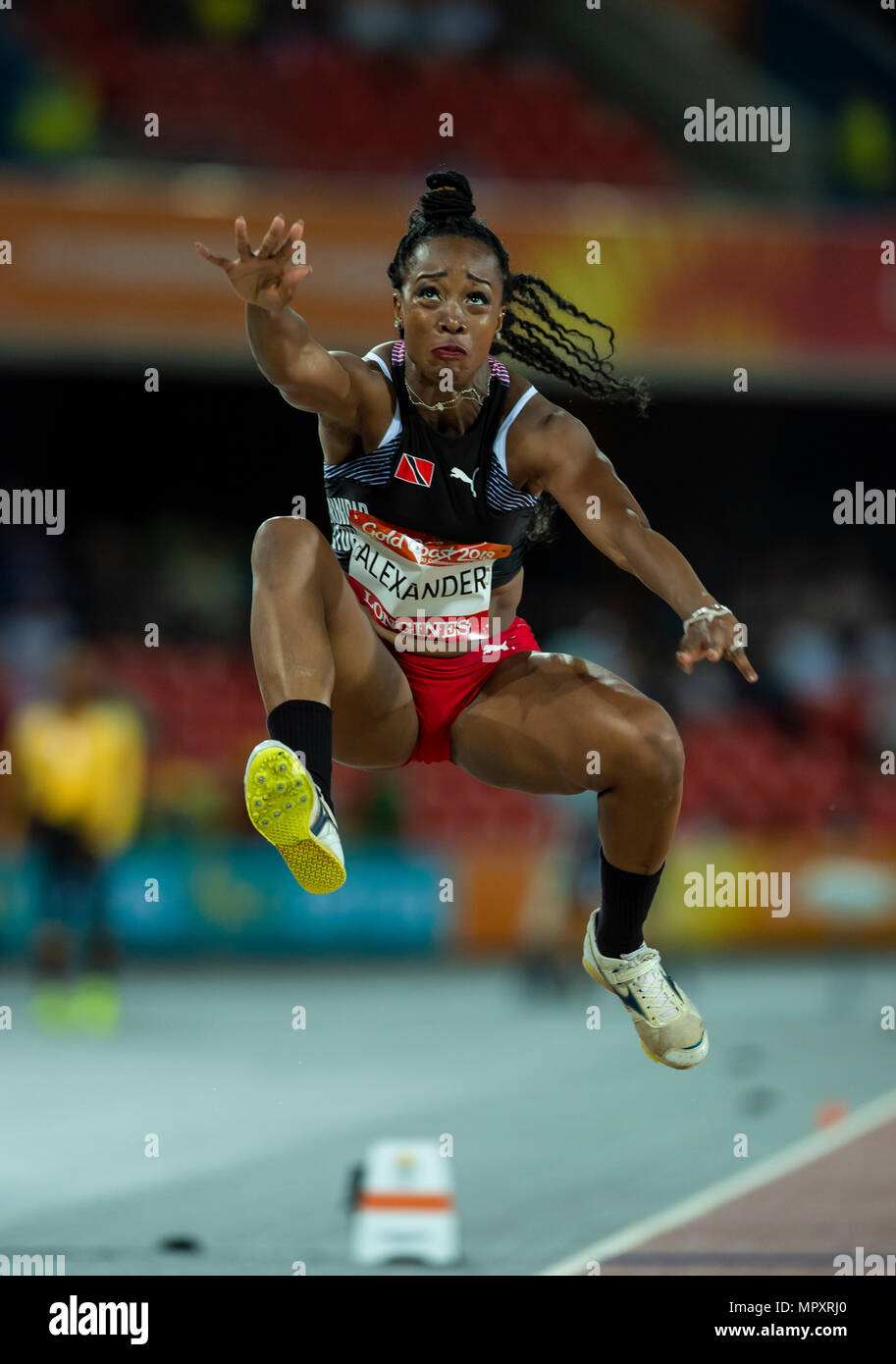 Women's Triple Jump Final-Commonwealth Games 2018 Stock Photo - Alamy