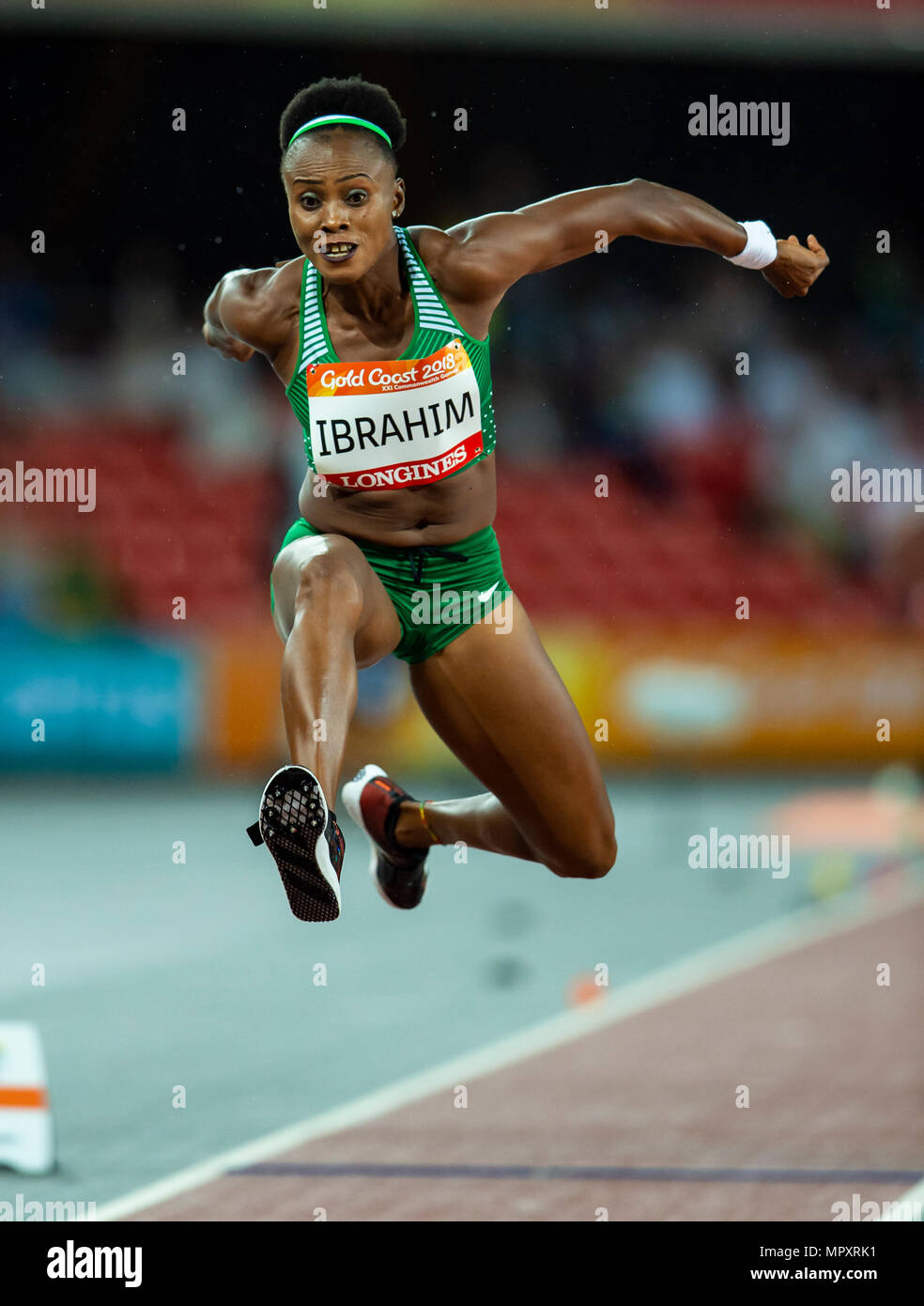 Women's Triple Jump Final-Commonwealth Games 2018 Stock Photo - Alamy