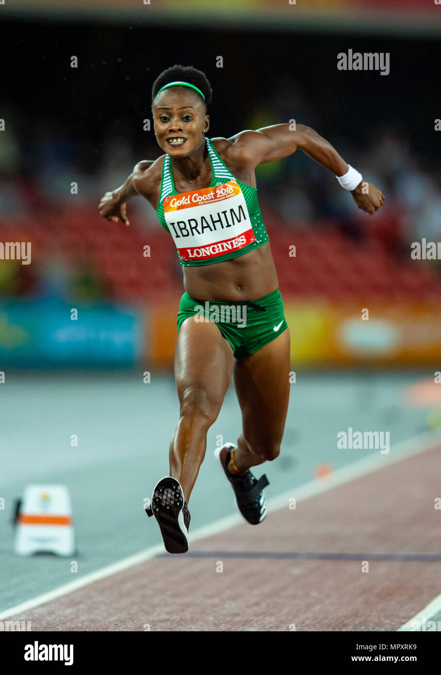 Women's Triple Jump Final-Commonwealth Games 2018 Stock Photo - Alamy