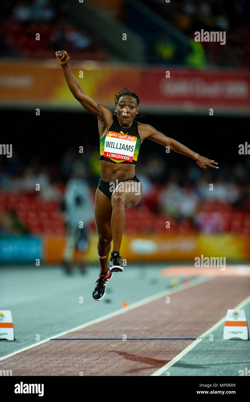 Women's Triple Jump Final-Commonwealth Games 2018 Stock Photo - Alamy