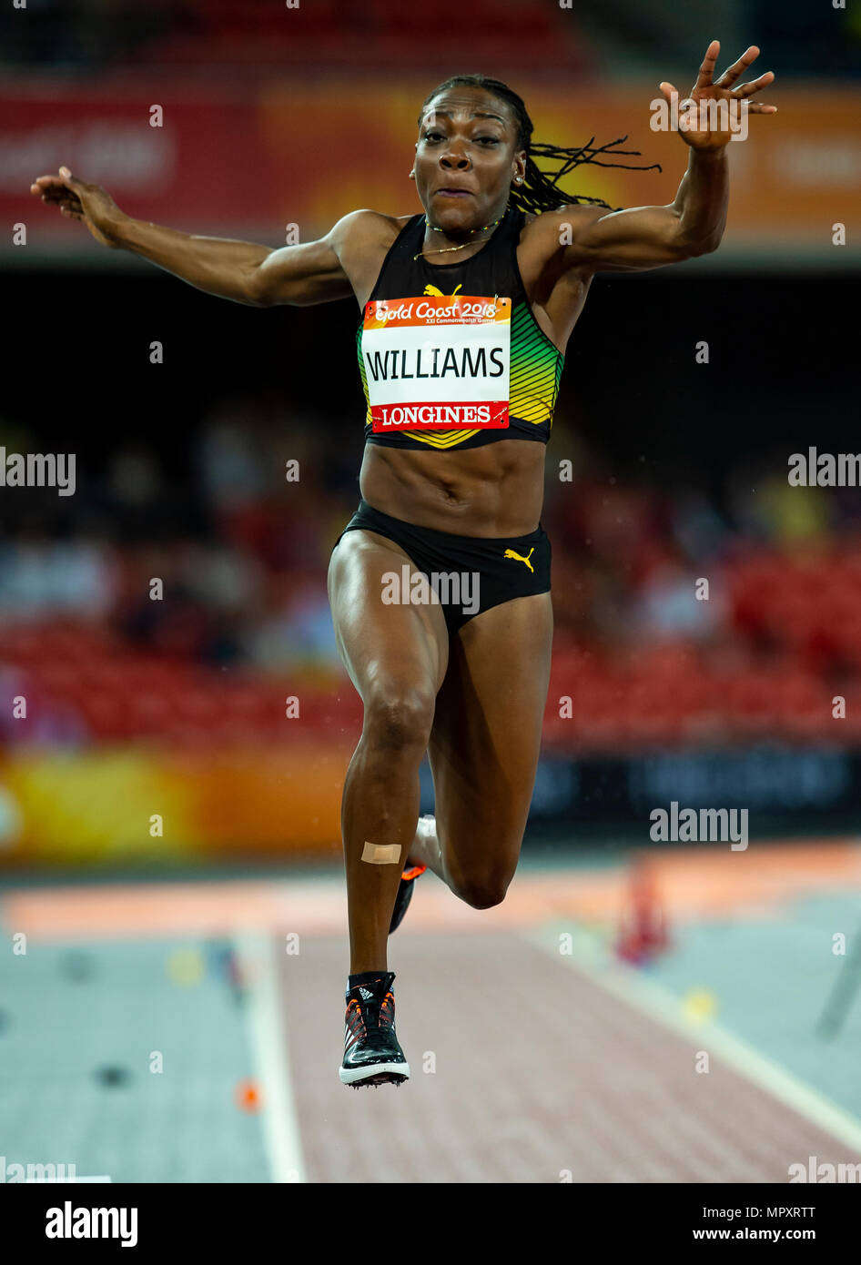 Women's Triple Jump Final-Commonwealth Games 2018 Stock Photo - Alamy