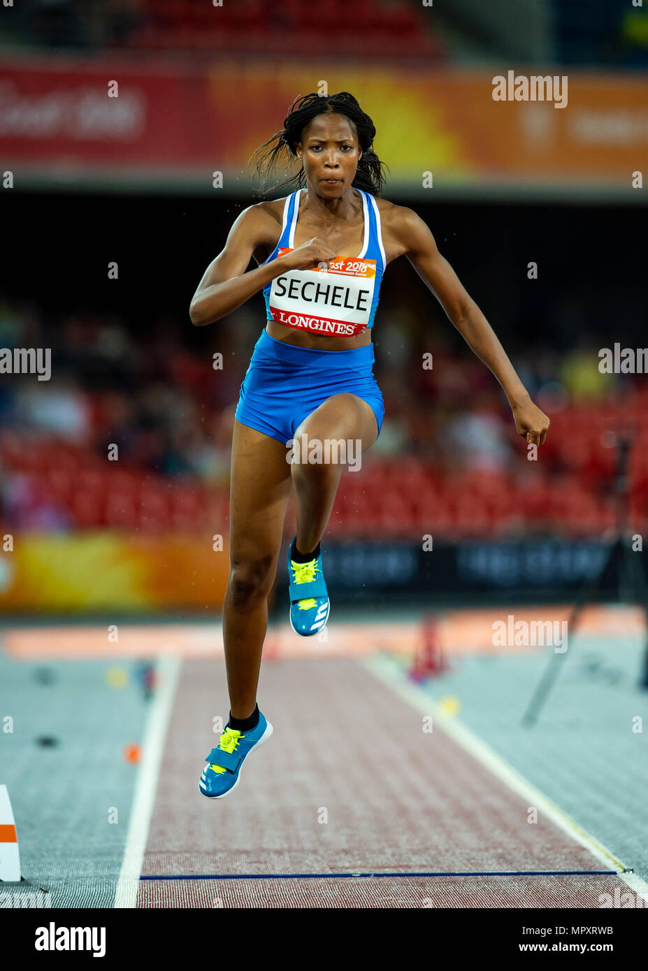 Women's Triple Jump Final-Commonwealth Games 2018 Stock Photo - Alamy