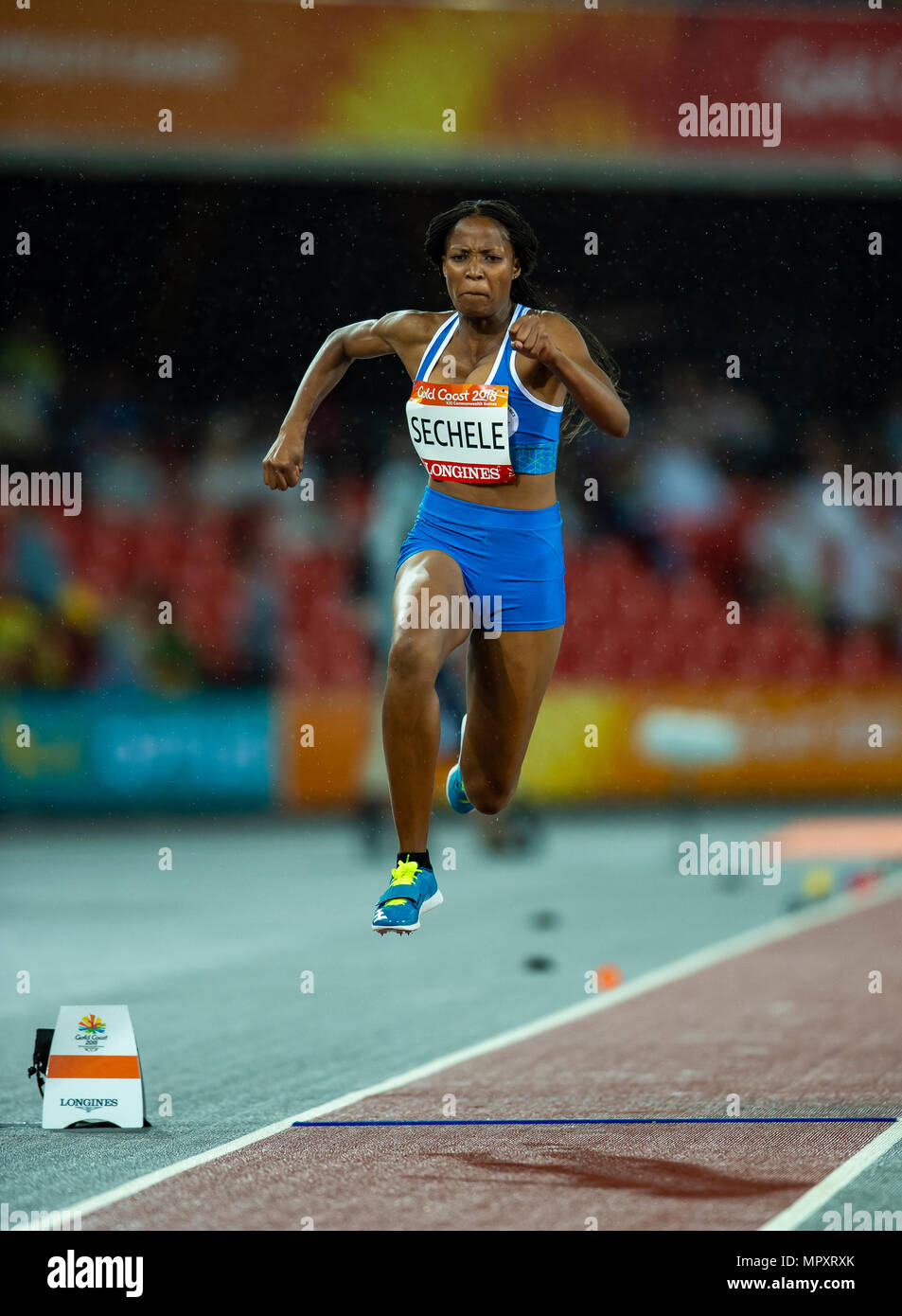 Women's Triple Jump Final-Commonwealth Games 2018 Stock Photo - Alamy