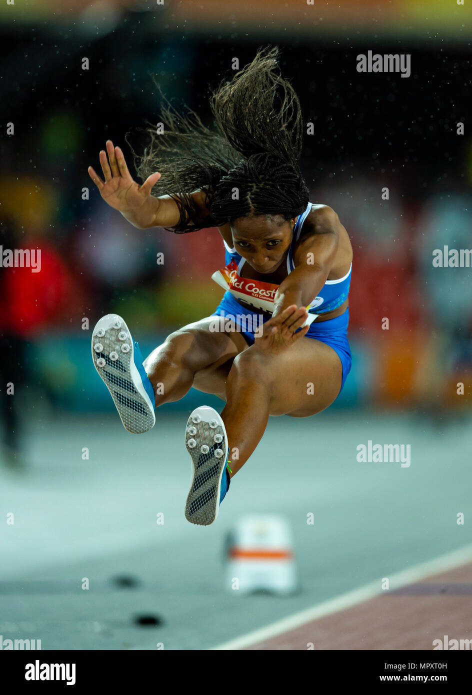 Women's Triple Jump Final-Commonwealth Games 2018 Stock Photo - Alamy
