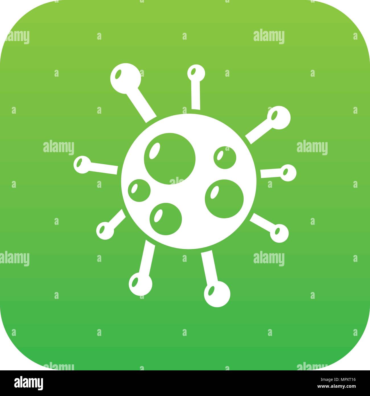 Chlamydia virus icon green vector Stock Vector Image & Art - Alamy