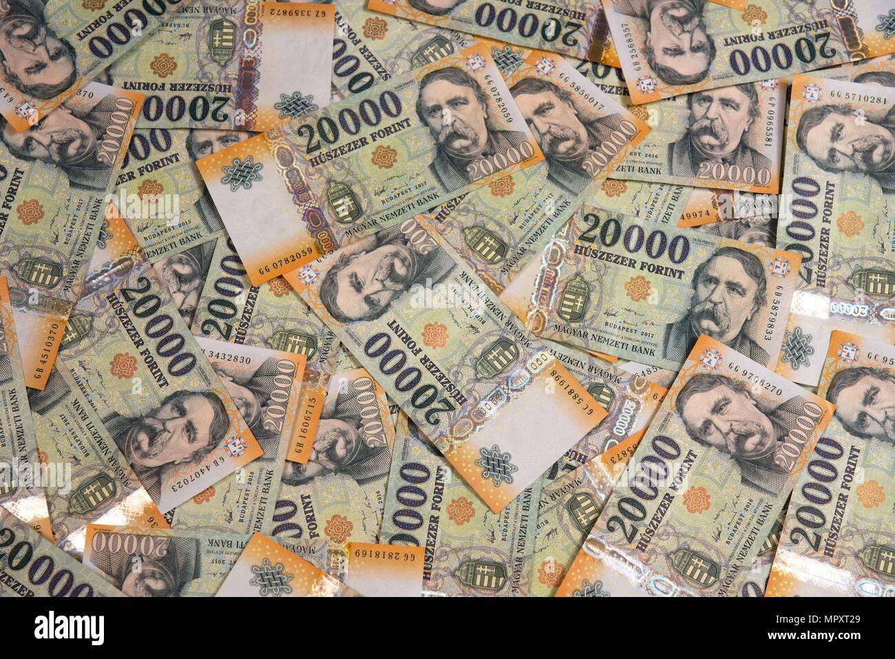 Hungarian Forint banknotes Stock Photo - Alamy