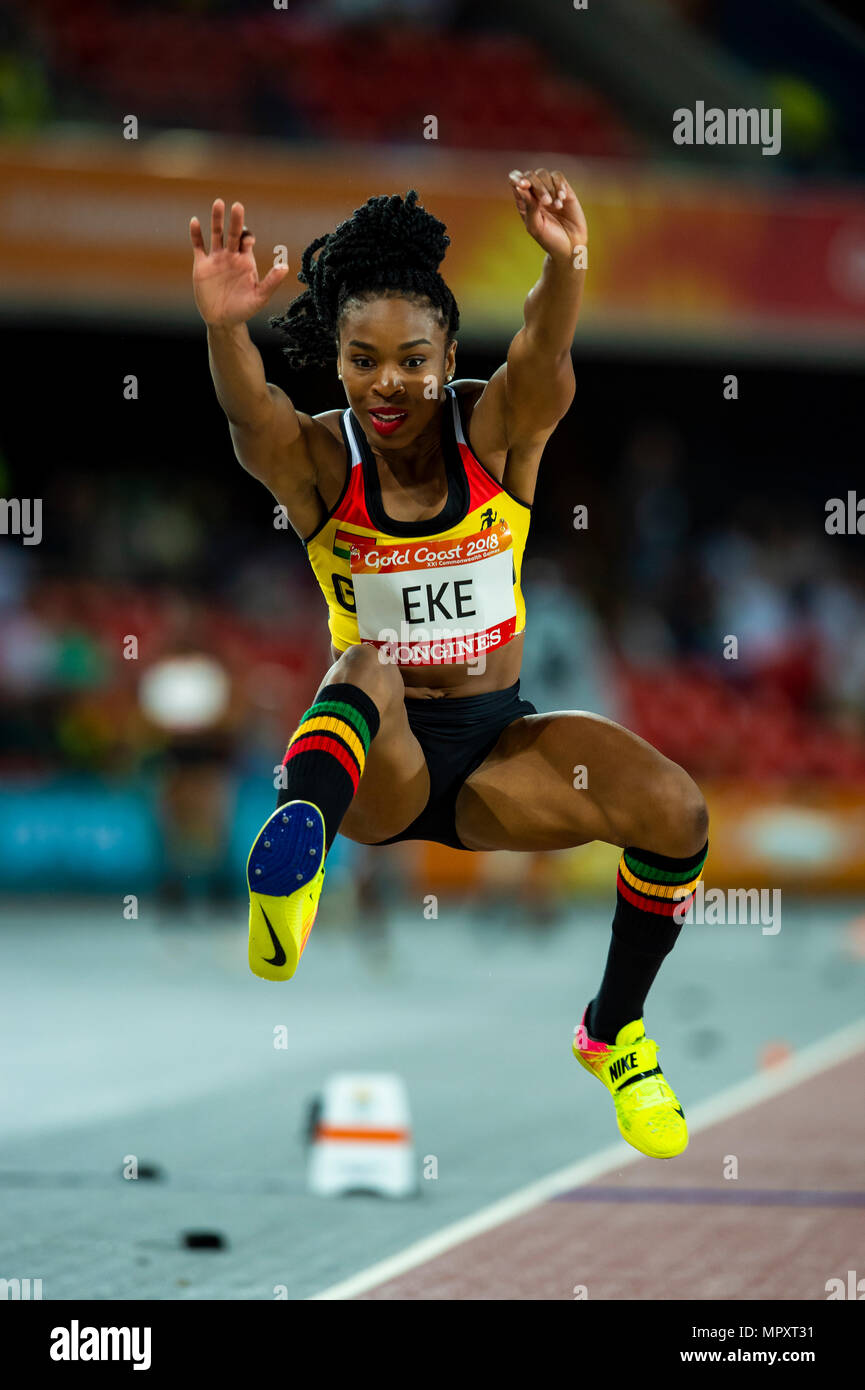 Women's Triple Jump Final-Commonwealth Games 2018 Stock Photo - Alamy