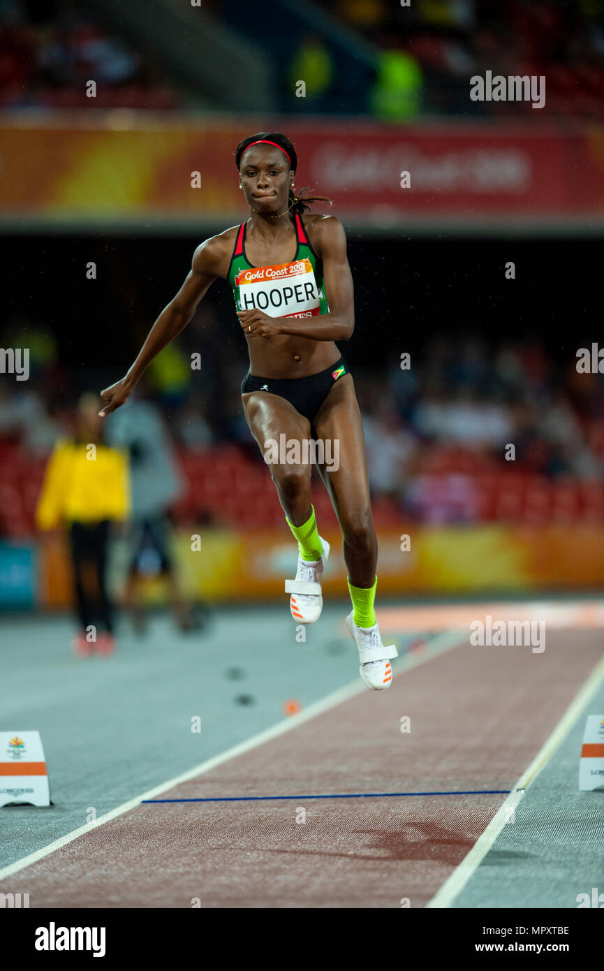 Women's Triple Jump Final-Commonwealth Games 2018 Stock Photo - Alamy