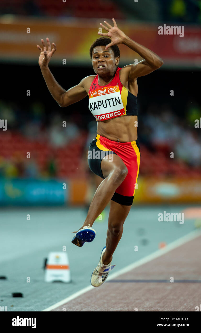 Women's Triple Jump Final-Commonwealth Games 2018 Stock Photo - Alamy