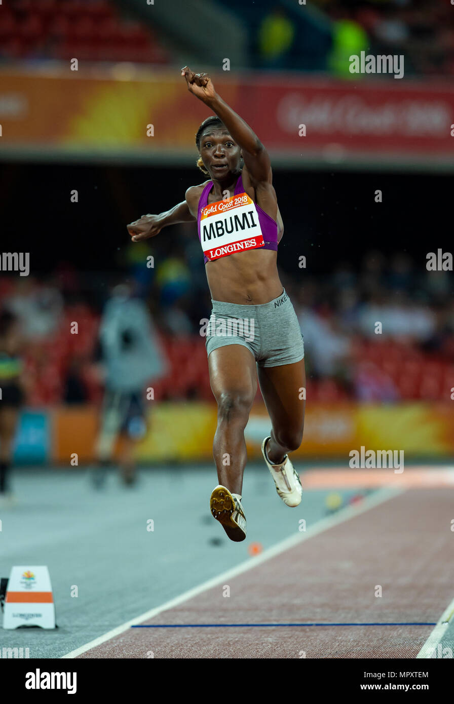Women's Triple Jump Final-Commonwealth Games 2018 Stock Photo - Alamy