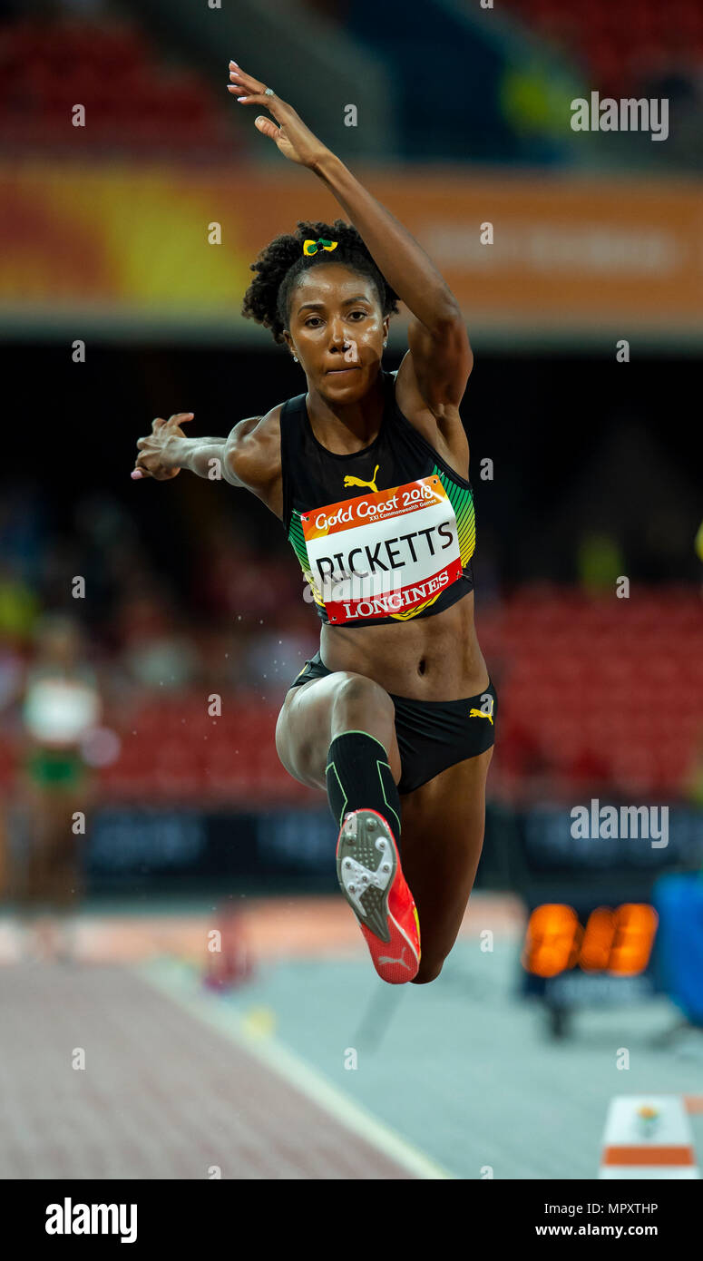 Women's Triple Jump Final-Commonwealth Games 2018 Stock Photo - Alamy