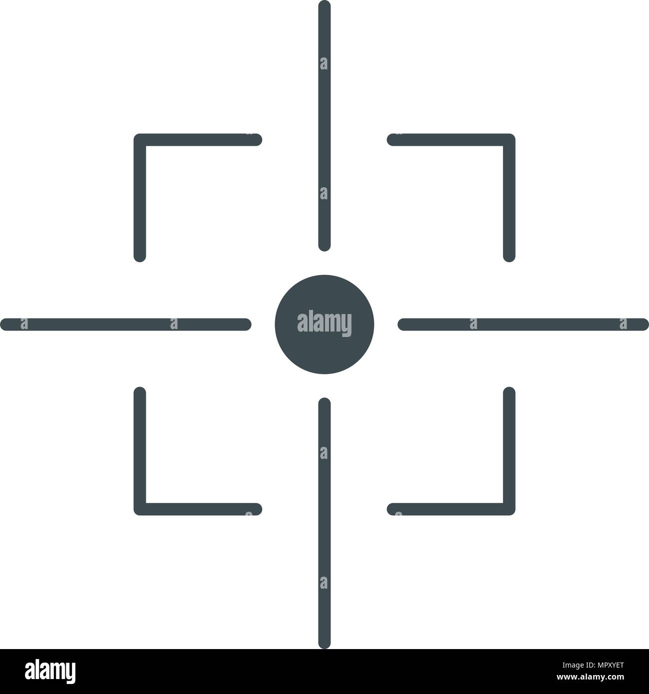 target sniper isolated icon Stock Vector Image & Art - Alamy