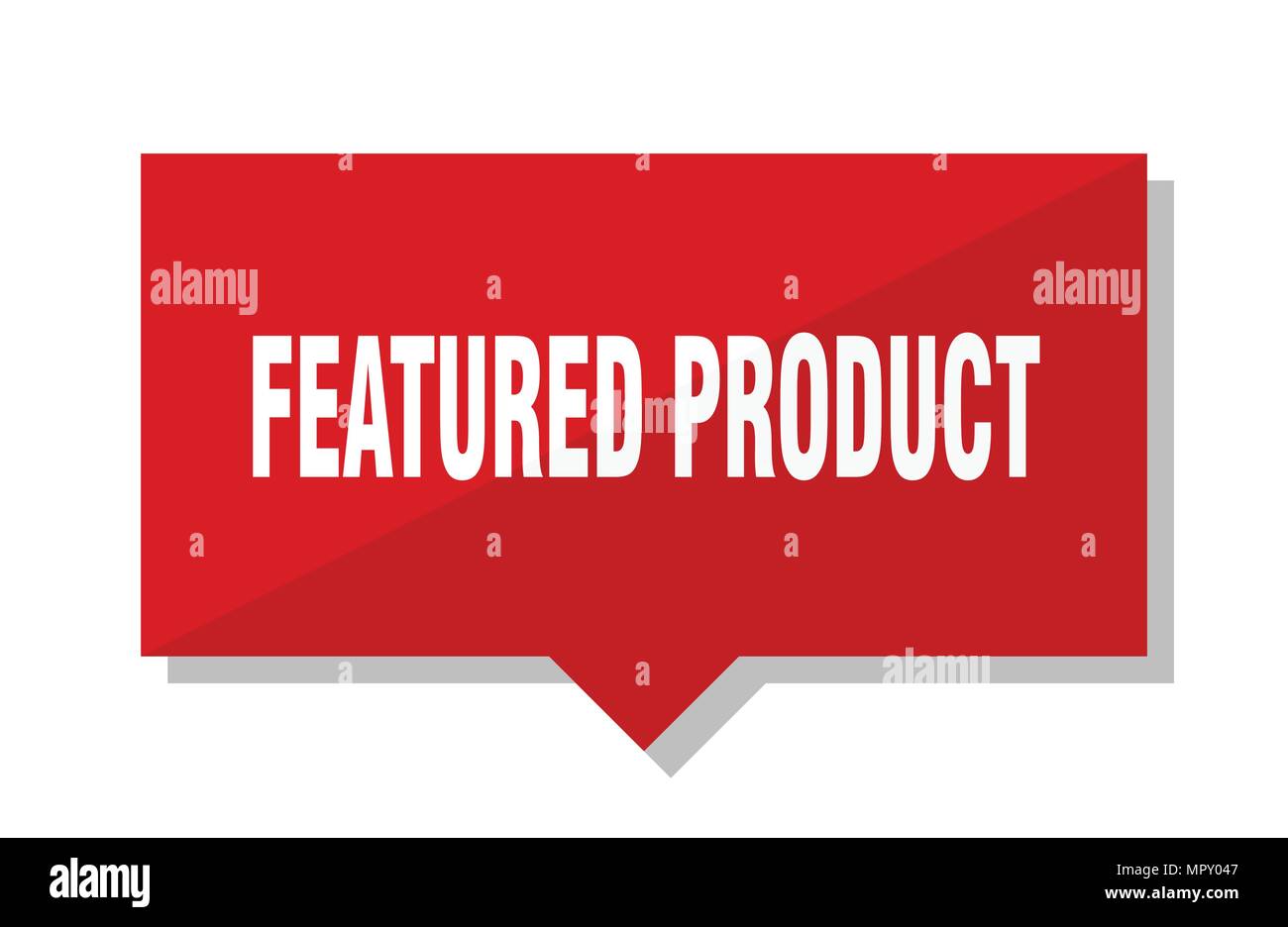 featured product red square price tag Stock Vector Image & Art - Alamy