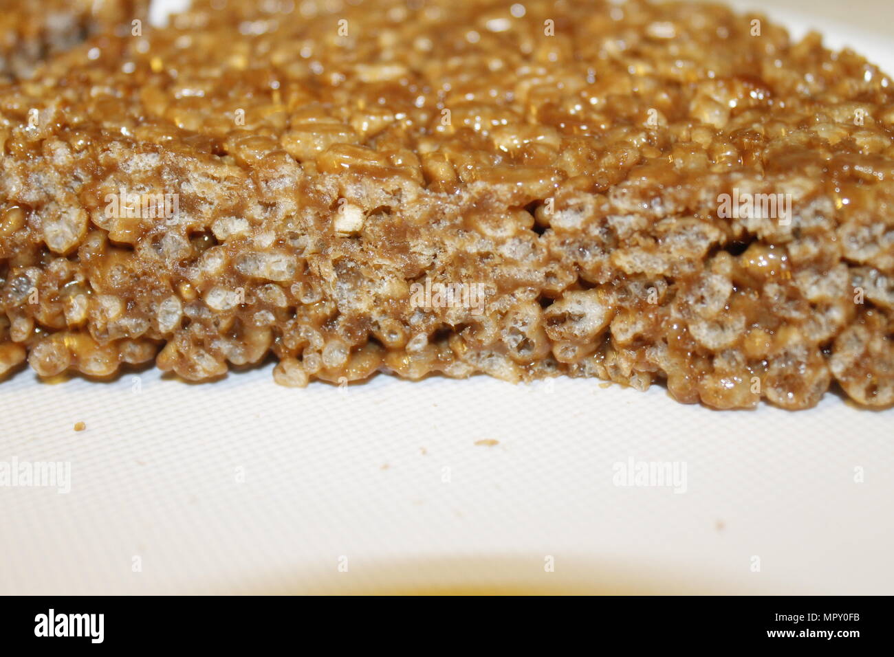 Chocolate rice puffed cake hi-res stock photography and images - Alamy