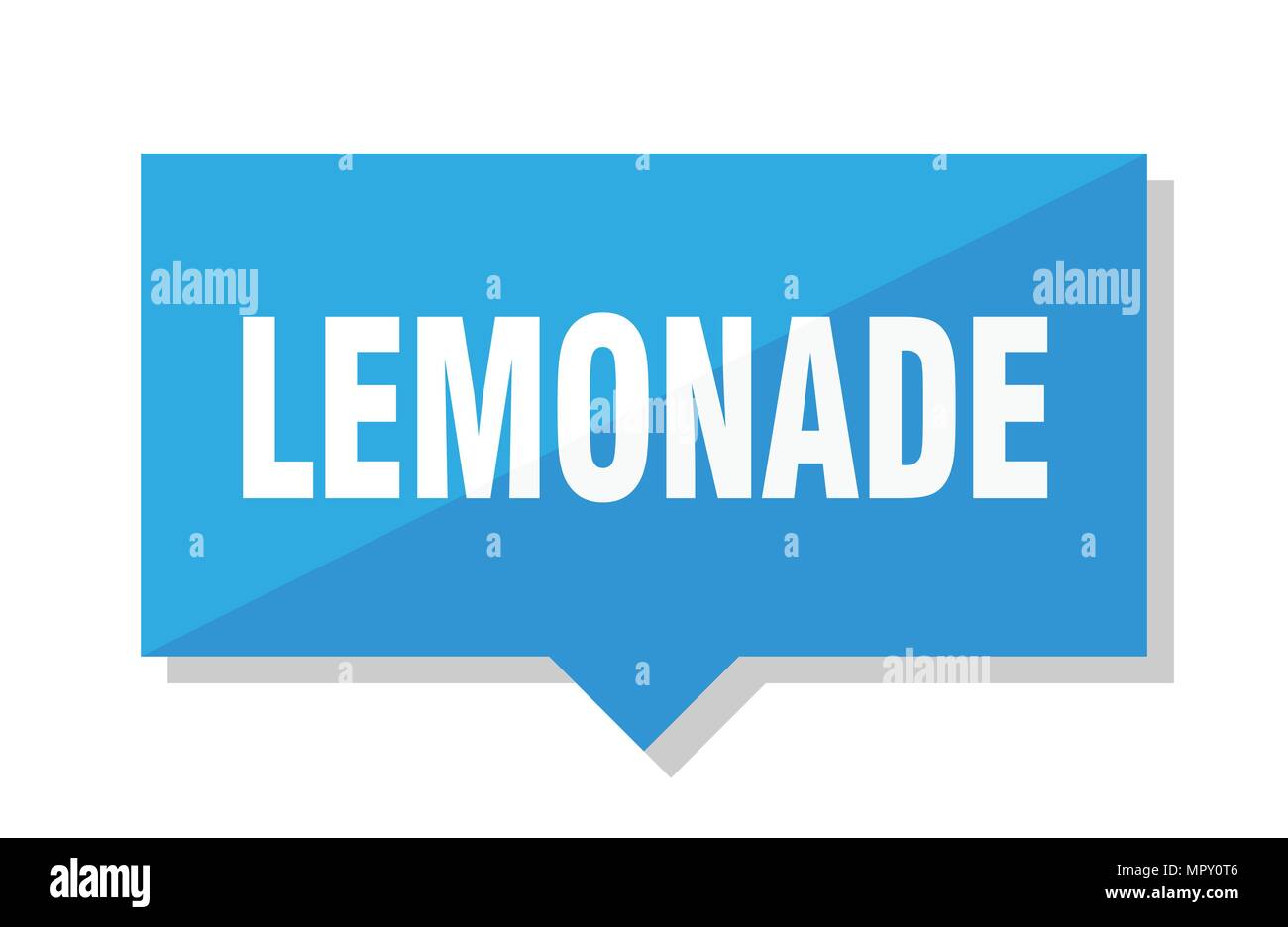lemonade blue square price tag Stock Vector Image & Art - Alamy