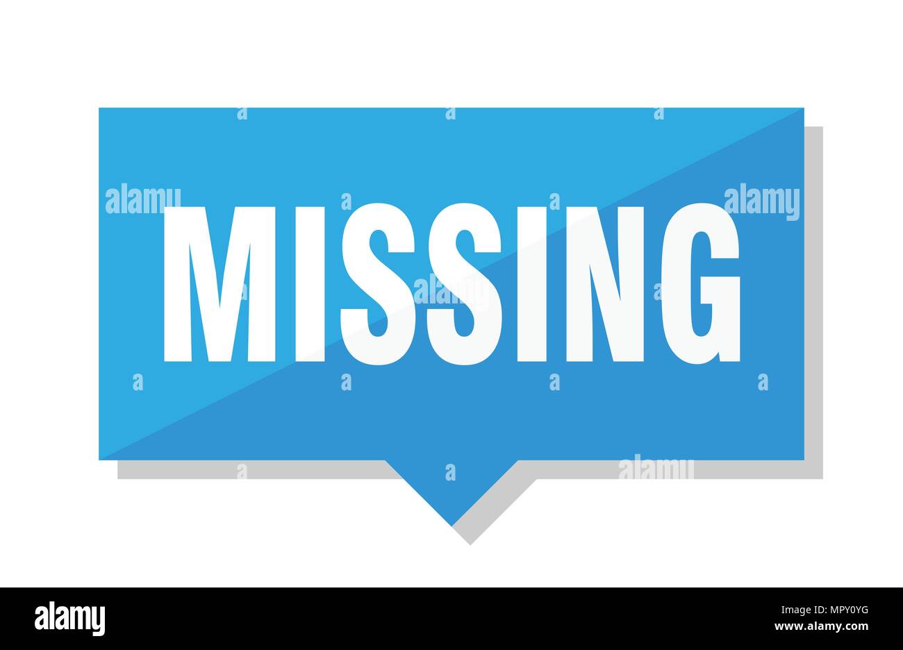 Missing note Stock Vector Images - Alamy