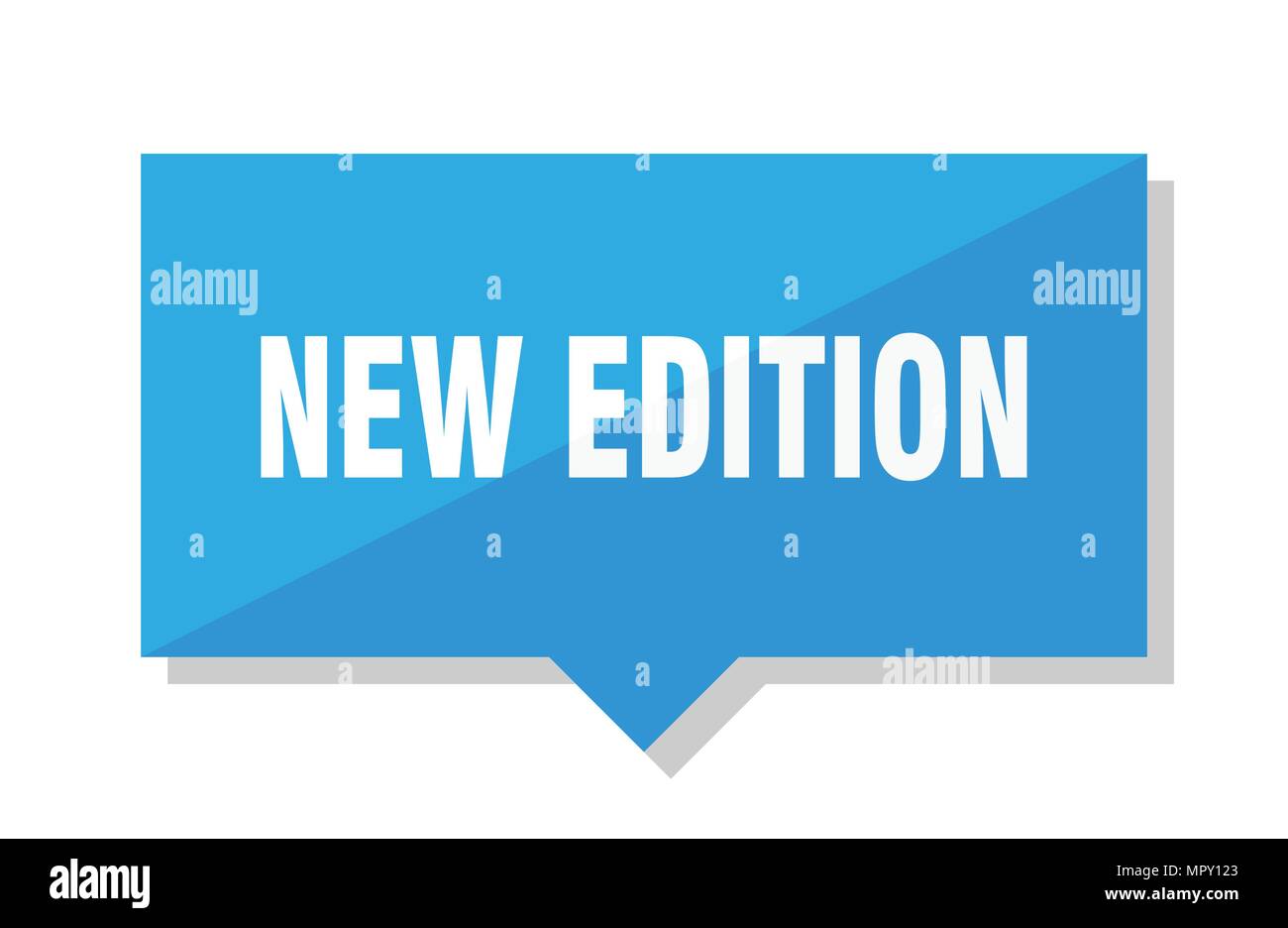 New edition blue square hi-res stock photography and images - Alamy