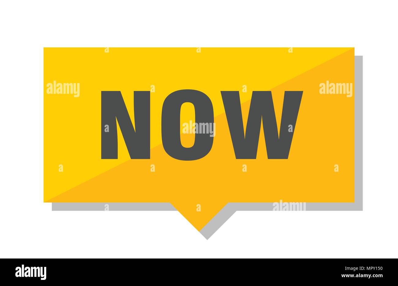 now yellow square price tag Stock Vector Image & Art - Alamy