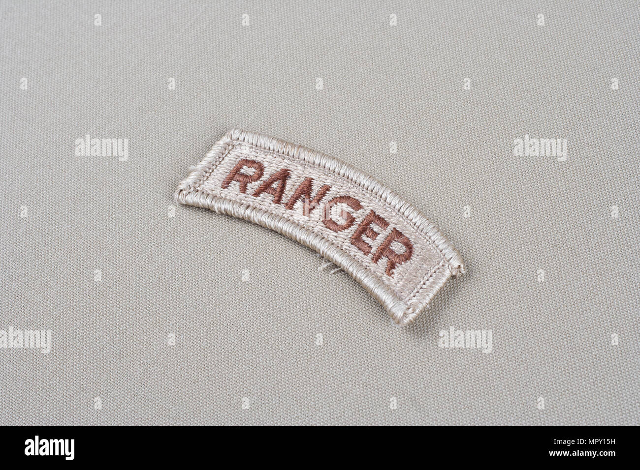 KIEV, UKRAINE - August 21, 2015. US ARMY ranger tab Stock Photo - Alamy