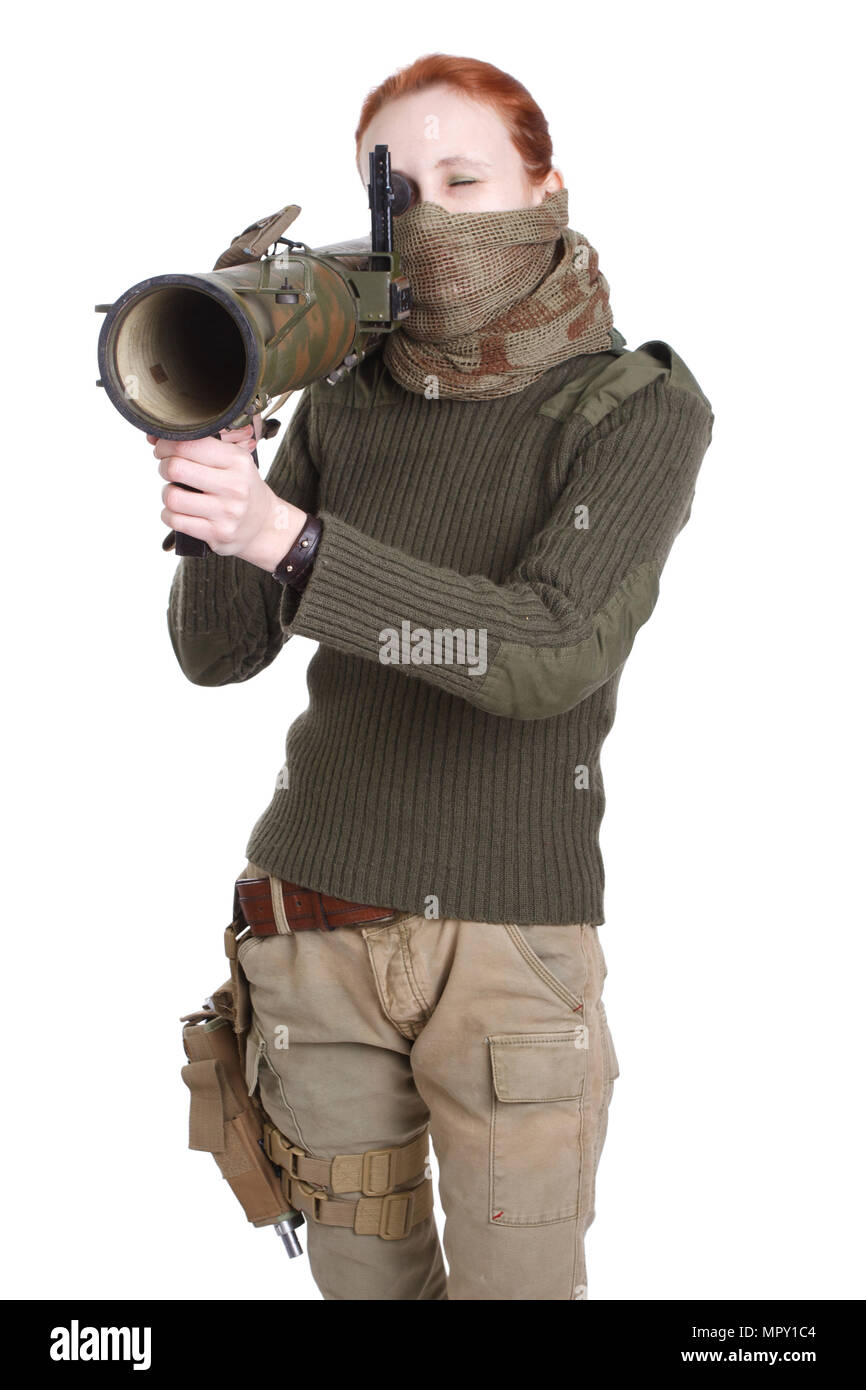 Woman rocket launcher hi-res stock photography and images - Alamy