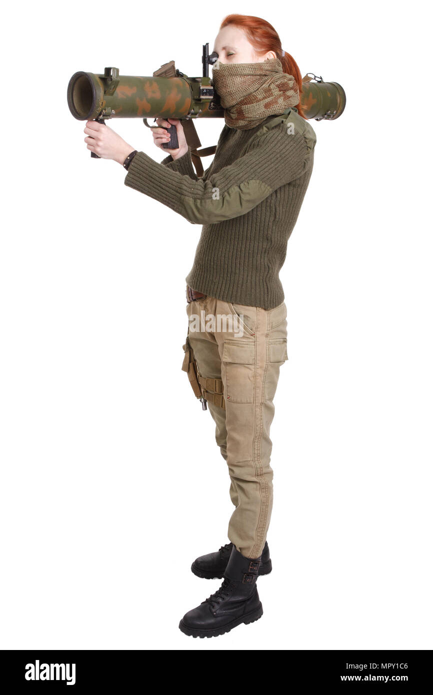 Woman rocket launcher hi-res stock photography and images - Alamy