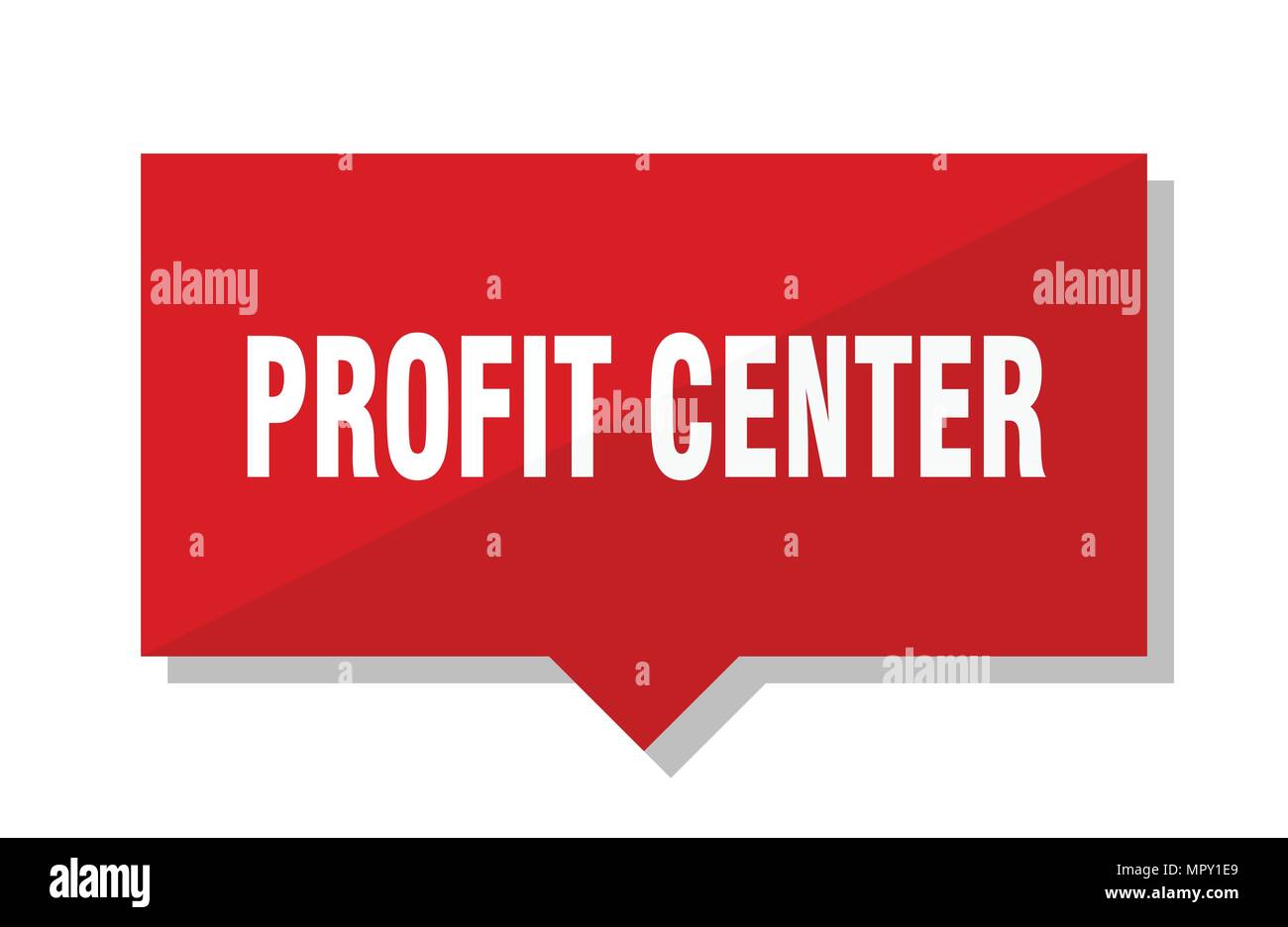 profit center red square price tag Stock Vector Image & Art - Alamy