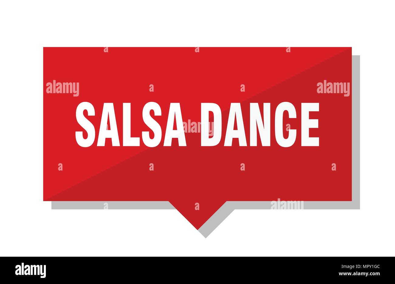 salsa dance red square price tag Stock Vector Image & Art - Alamy