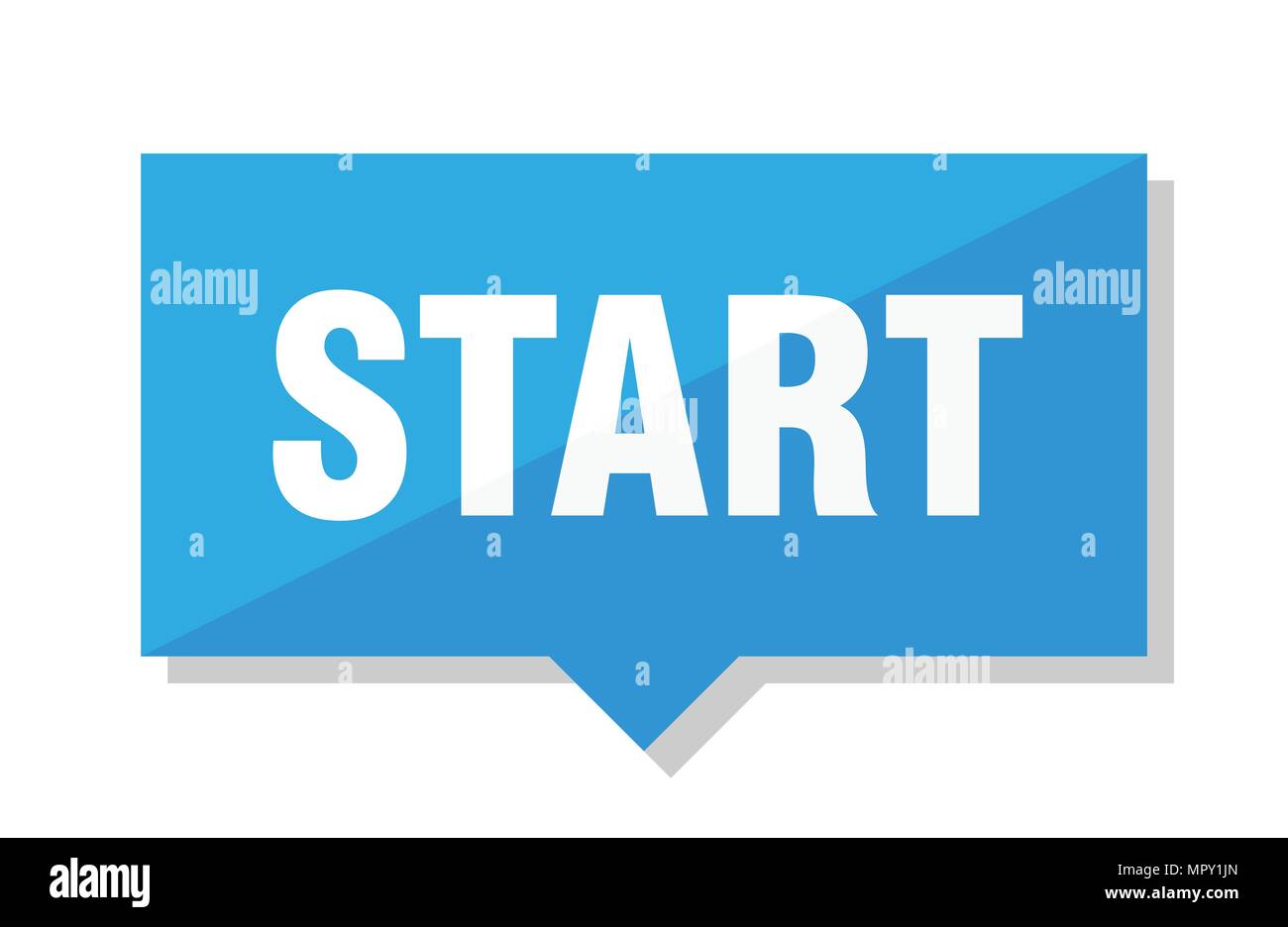 start blue square price tag Stock Vector Image & Art - Alamy