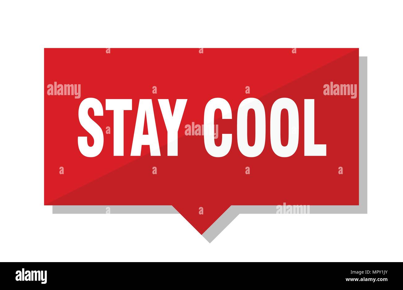 stay cool red square price tag Stock Vector Image & Art - Alamy