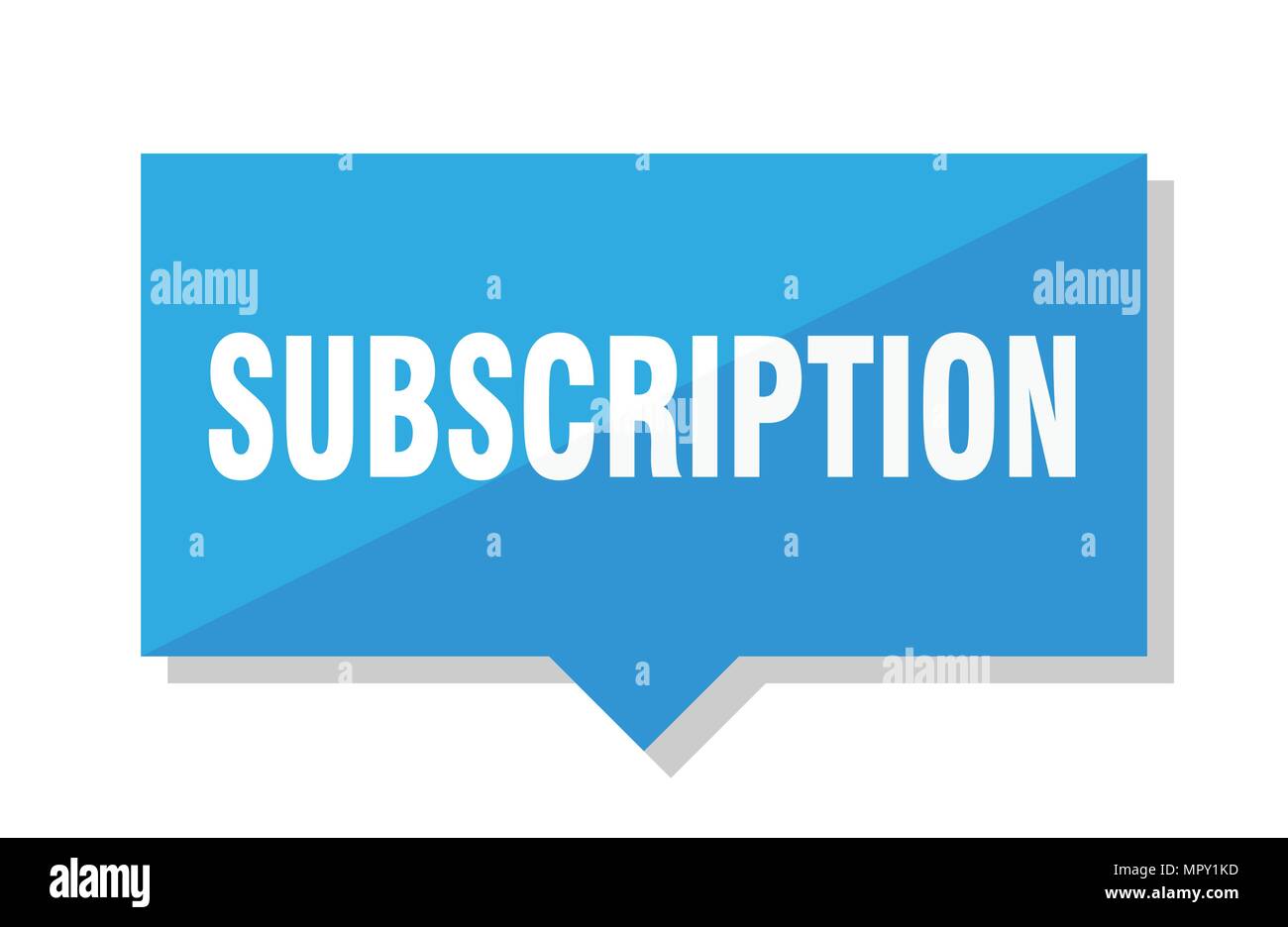 subscription blue square price tag Stock Vector Image & Art - Alamy