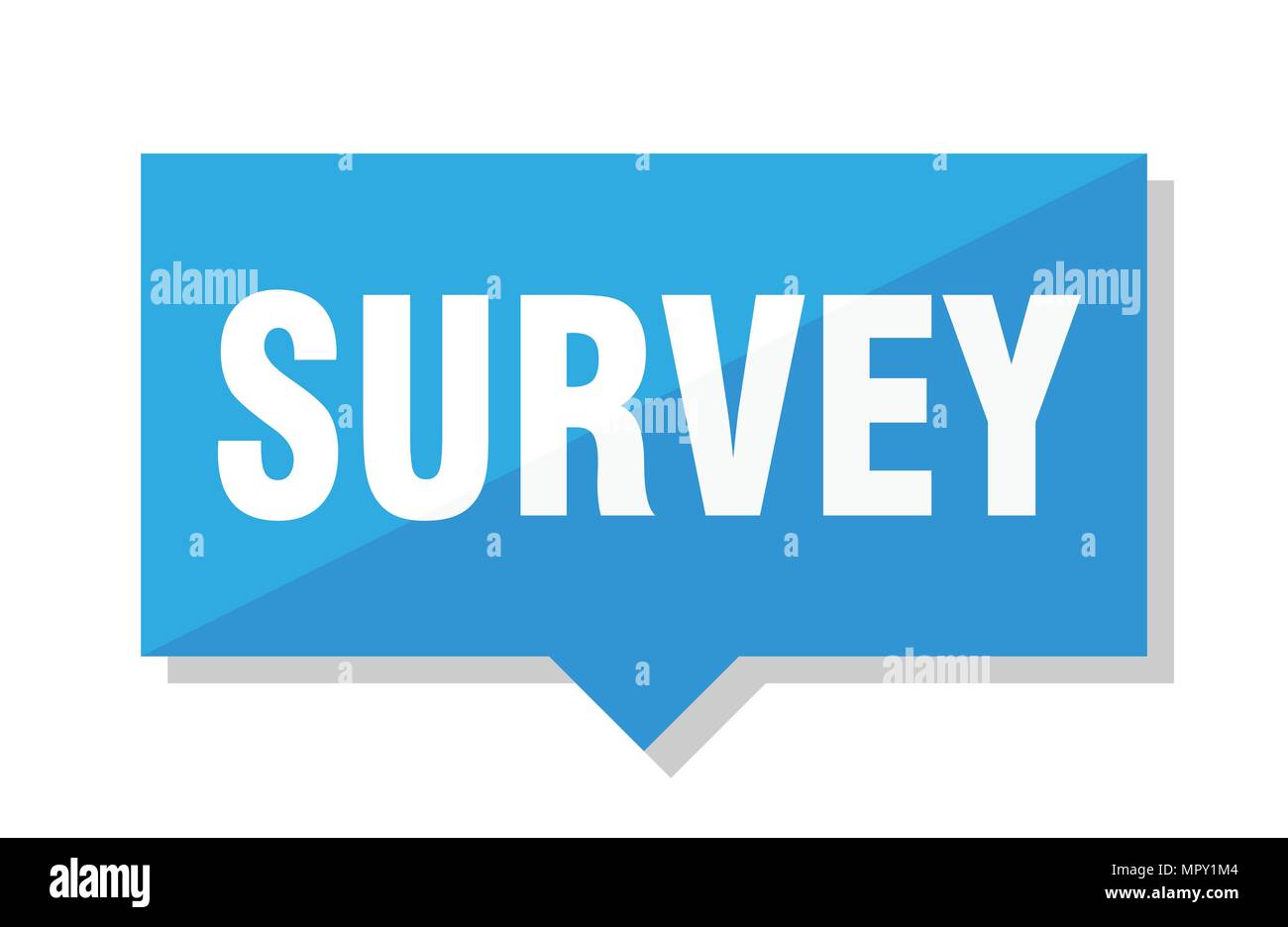 survey blue square price tag Stock Vector Image & Art - Alamy