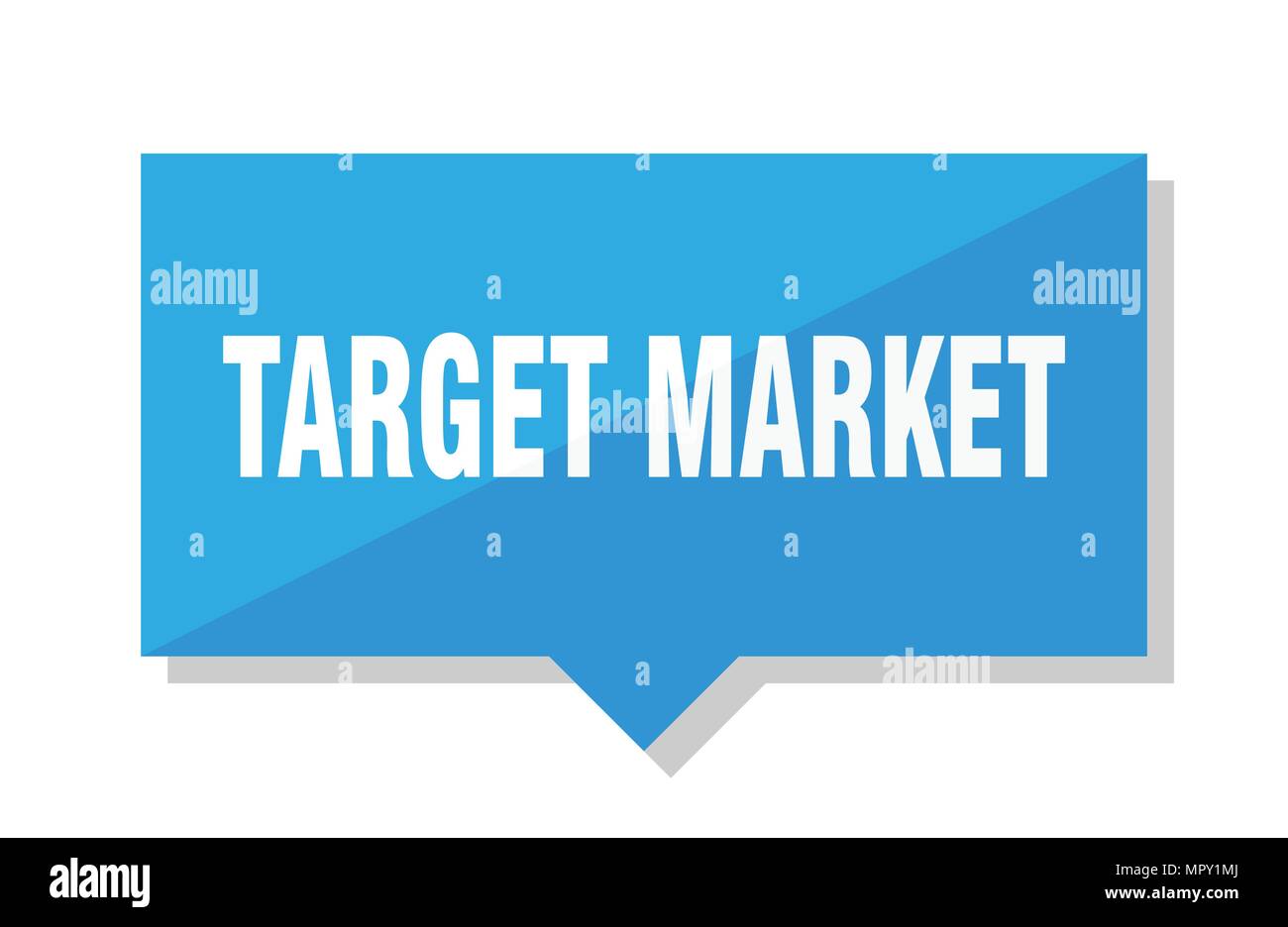 target market blue square price tag Stock Vector Image & Art - Alamy